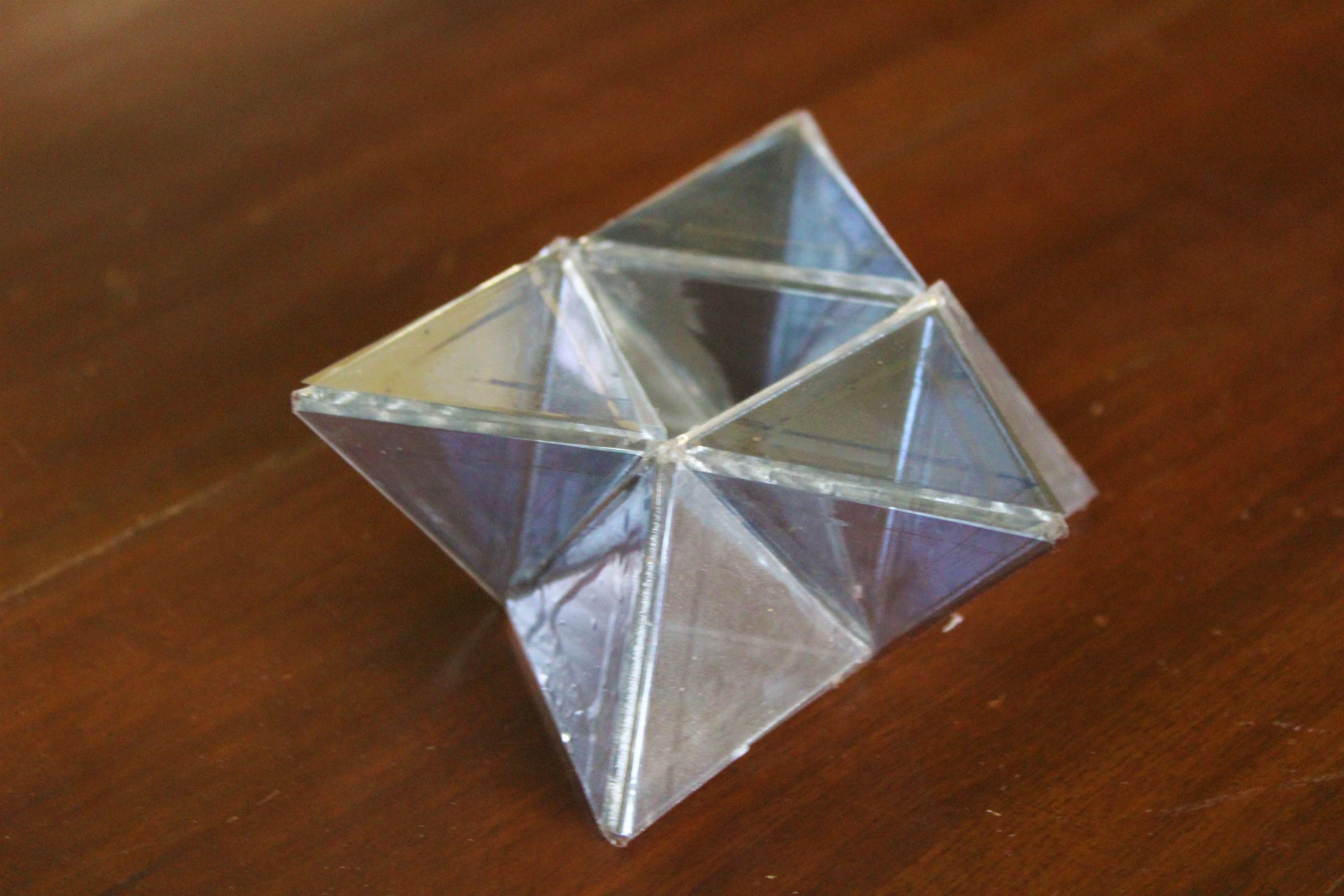 Laser-cut 64 Tetrahedron Made Out of Glass : 8 Steps (with Pictures ...