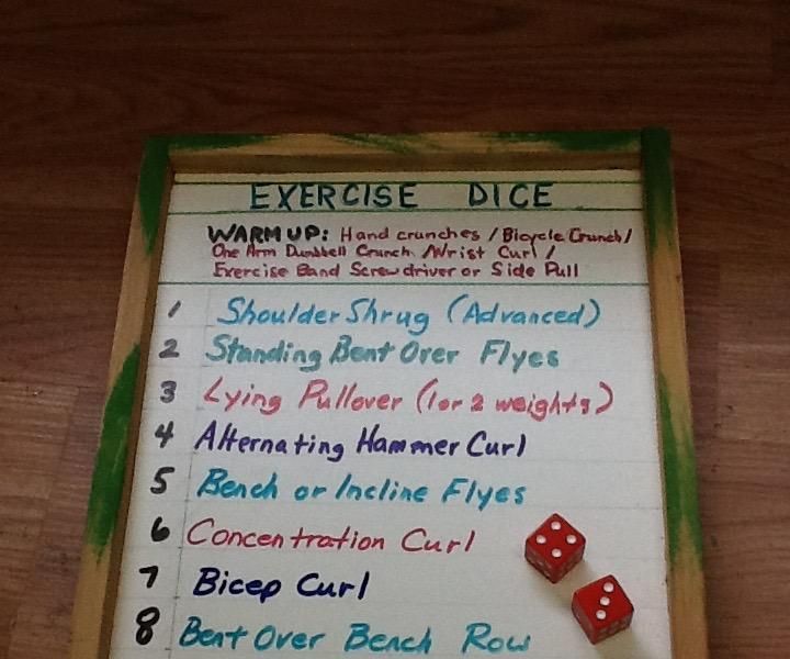 Roll the Dice Workout Planner - Instructables