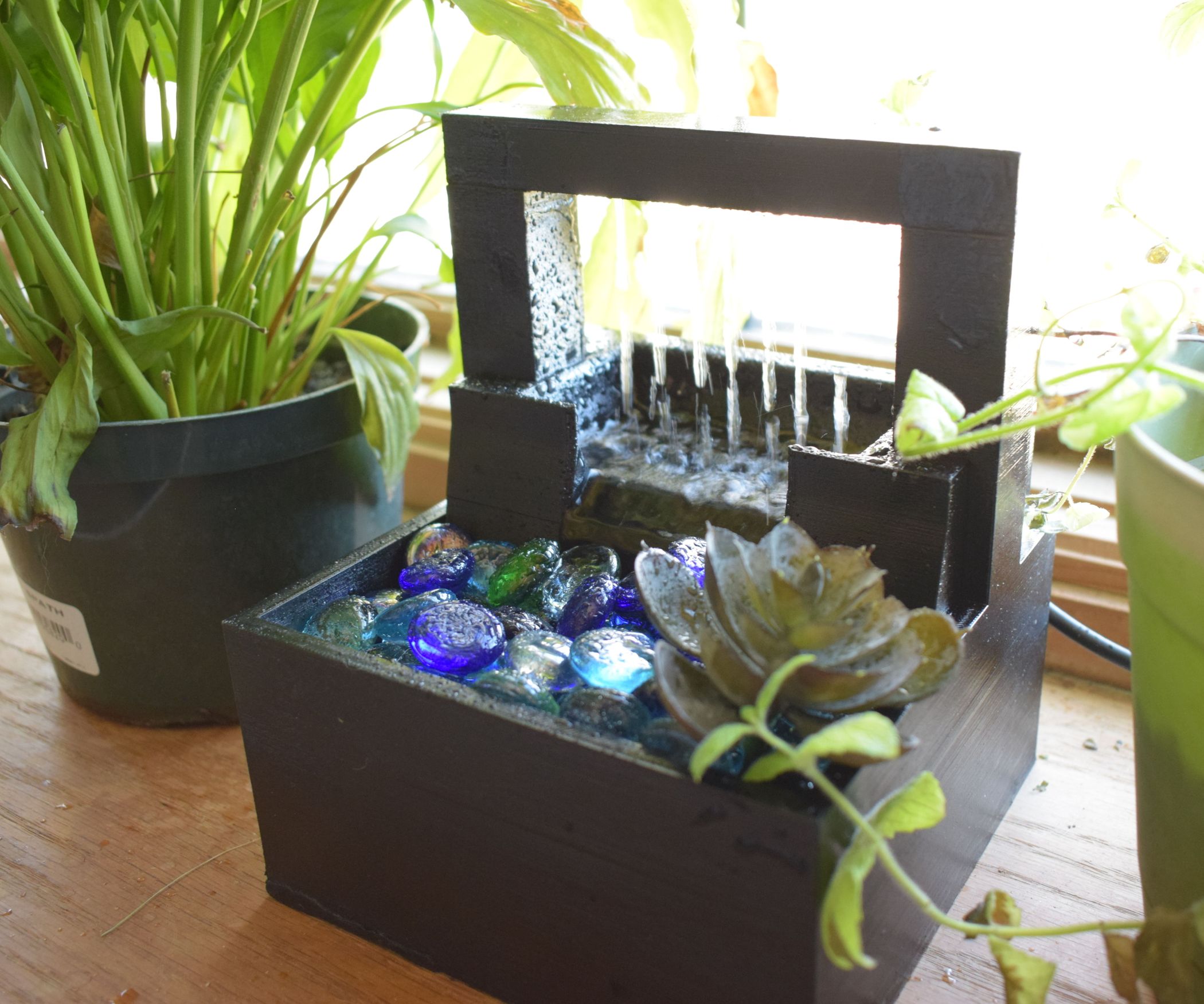 3D Print Desktop Rain Shower Waterfall : 9 Steps (with Pictures ...