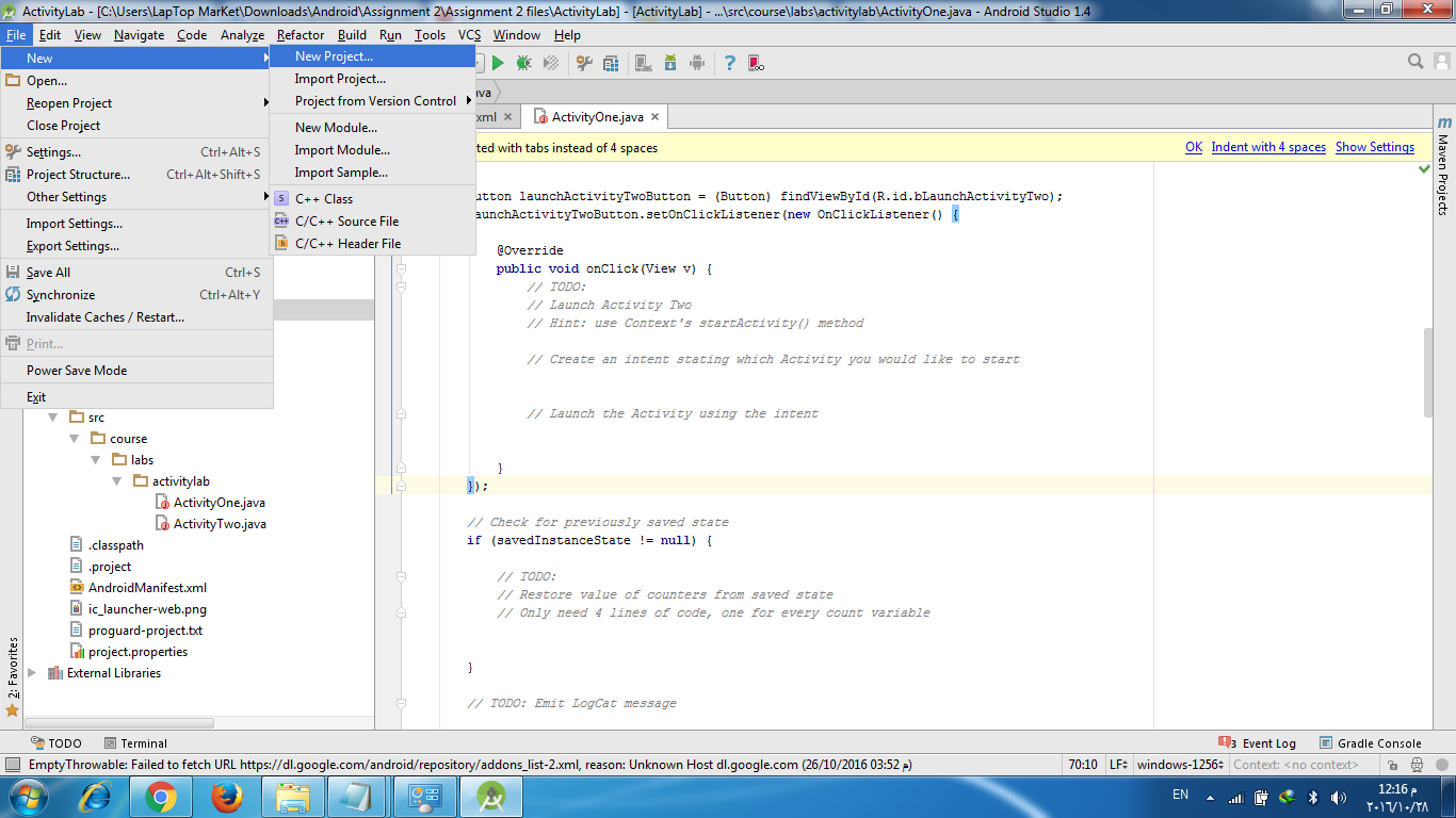 Activity Cycle Android App : 7 Steps - Instructables