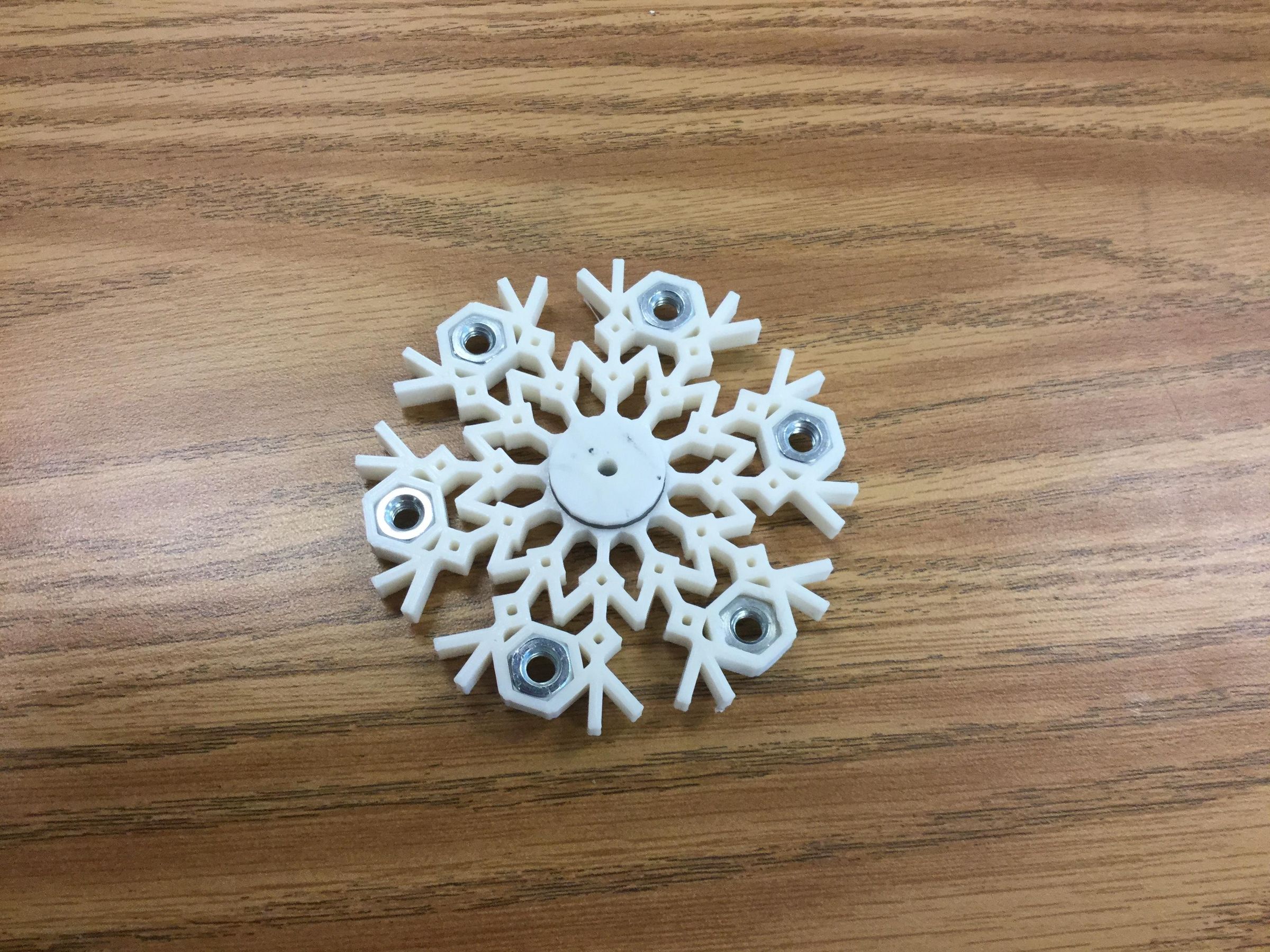 Snowflake Fidget Spinner : 3 Steps - Instructables