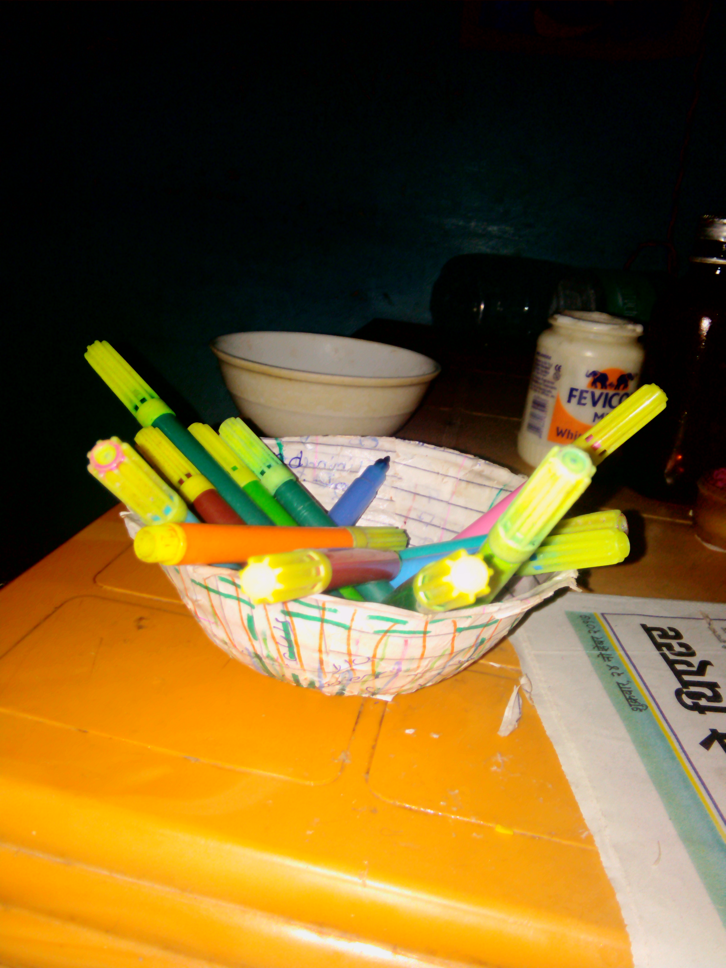 Paper Storage and Decorating Storage From Wast Paper : 8 Steps ...