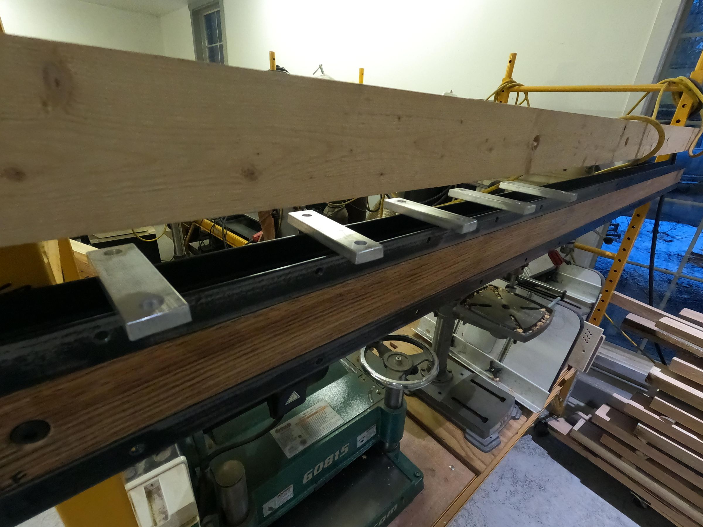 Multi-Clamp Glue-Up Jig for Fabricating DIY Wood Beams AKA a ...