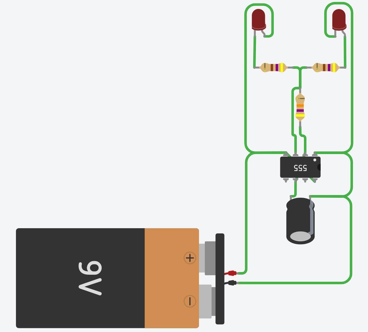 Make Your Own Flashing Lights Freeform Sculpture With a 555 Timer : 6 Steps (with Pictures ...