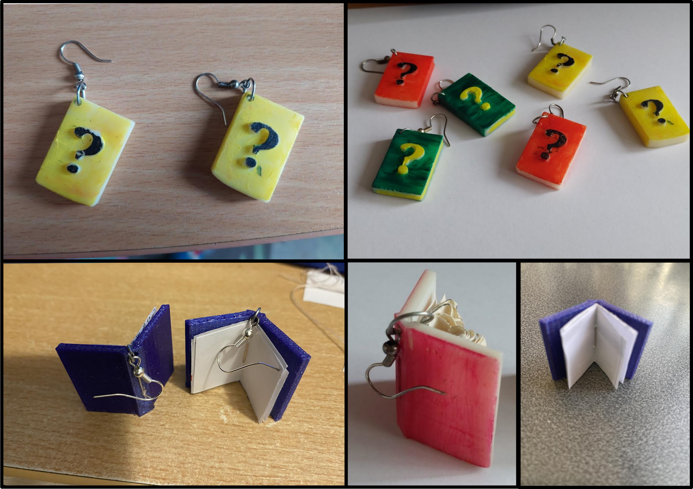 DIY Books Earrings : 7 Steps (with Pictures) - Instructables