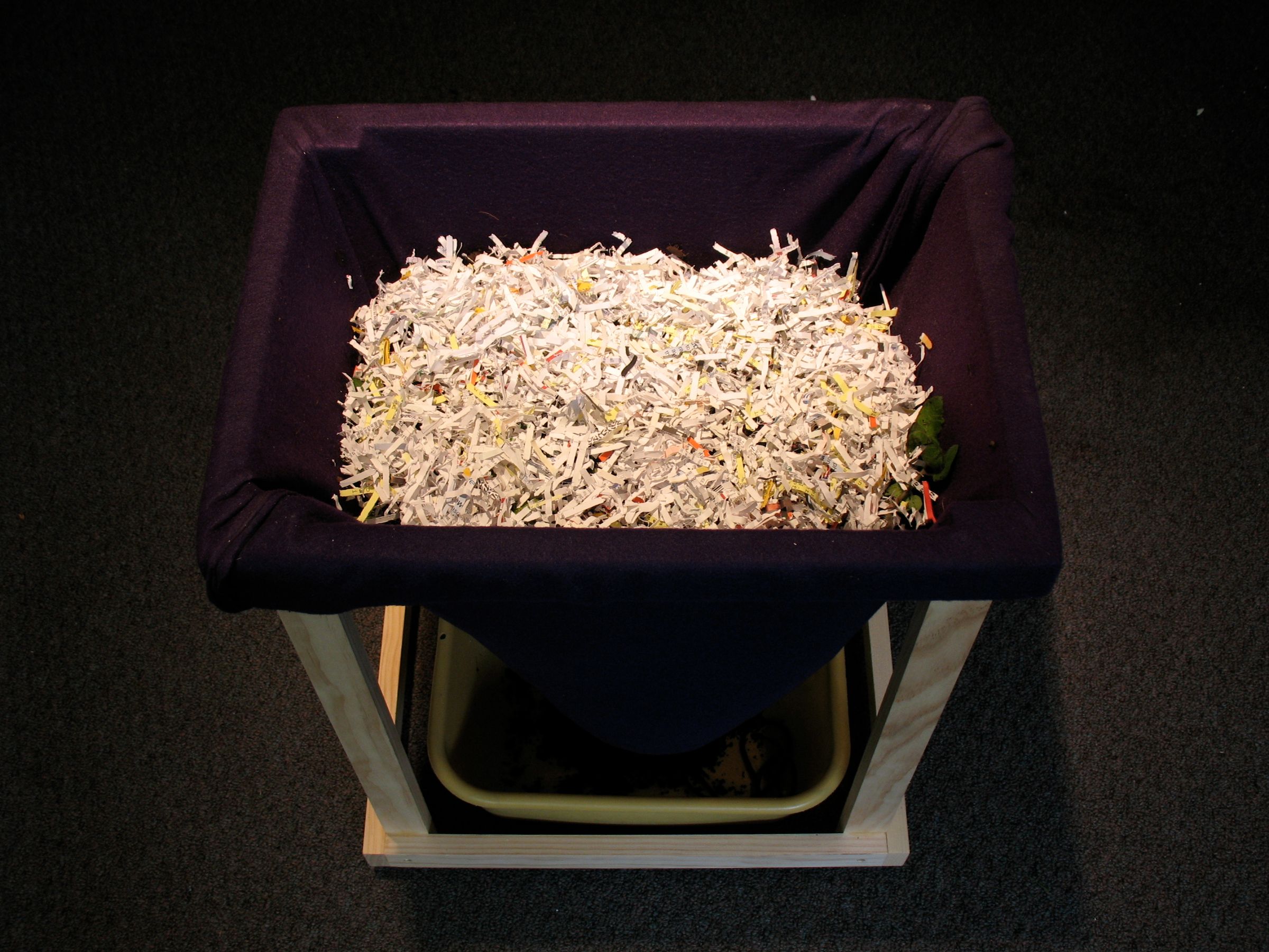 Worm Bin Bag for Indoor Vermicomposting and Easy Separation of Worms ...