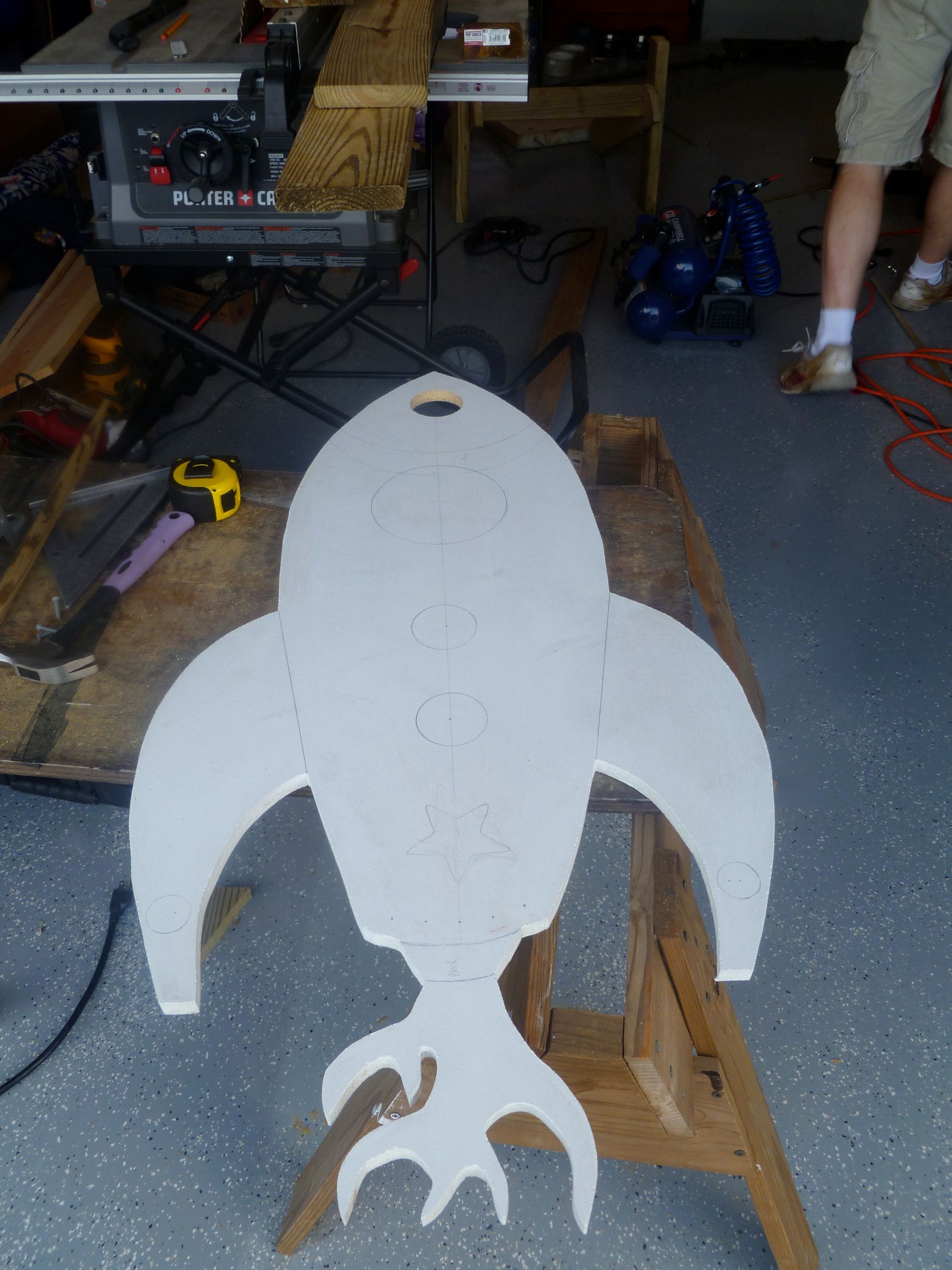 Wood Rocket Ship With LED Lights : 8 Steps (with Pictures) - Instructables