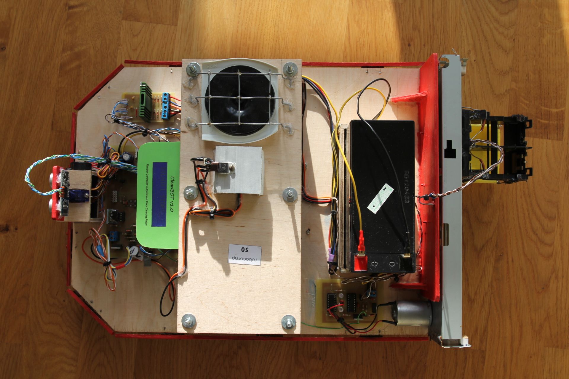 CleanBOT- Your DIY Floor Cleaning Robot : 15 Steps - Instructables