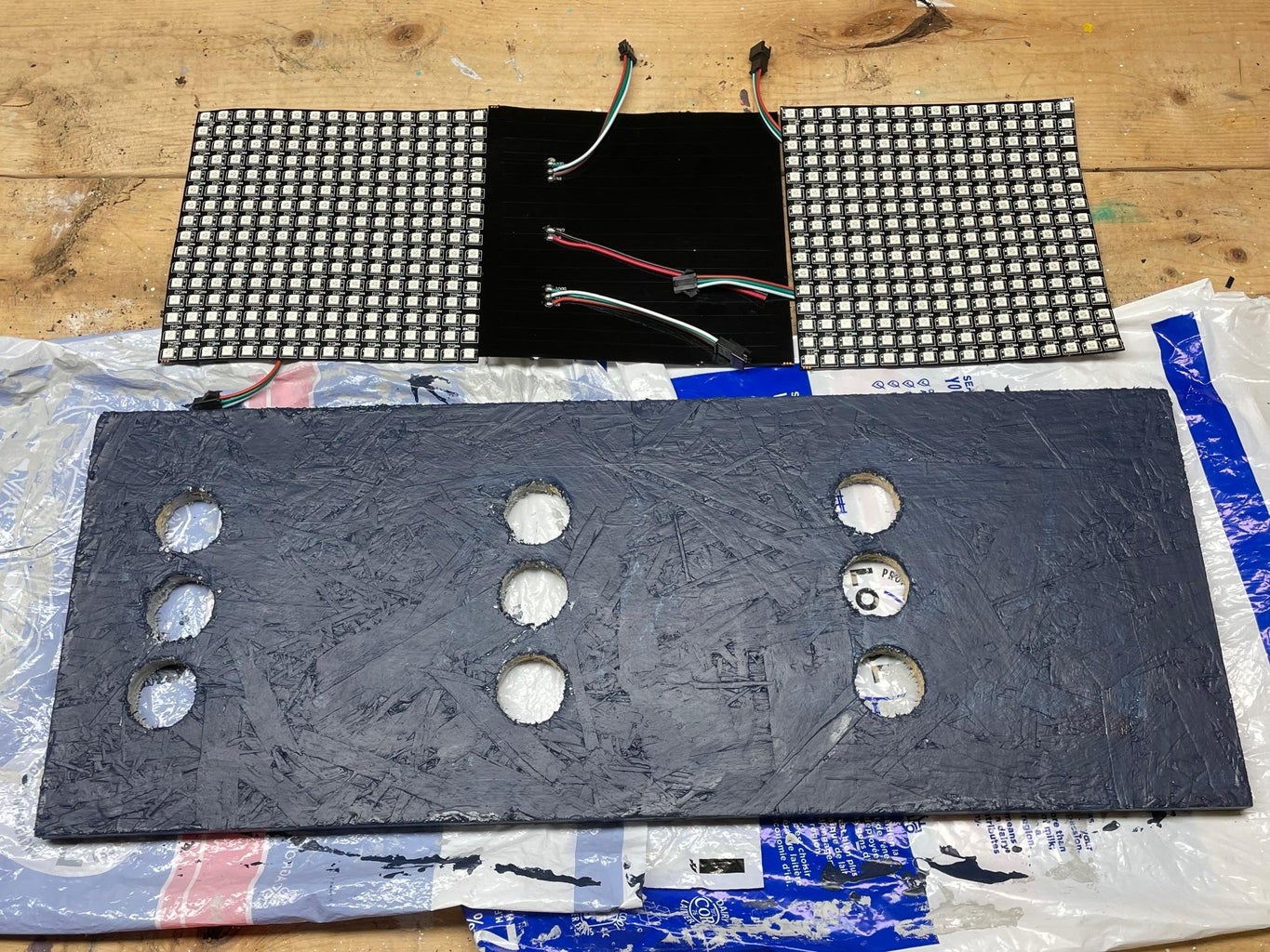 Arduino Uno Controlled 48x16 Color LED Array With Text and Animation ... Arduino Uno Controlled 48x16 Color LED Array With Text and Animation ...