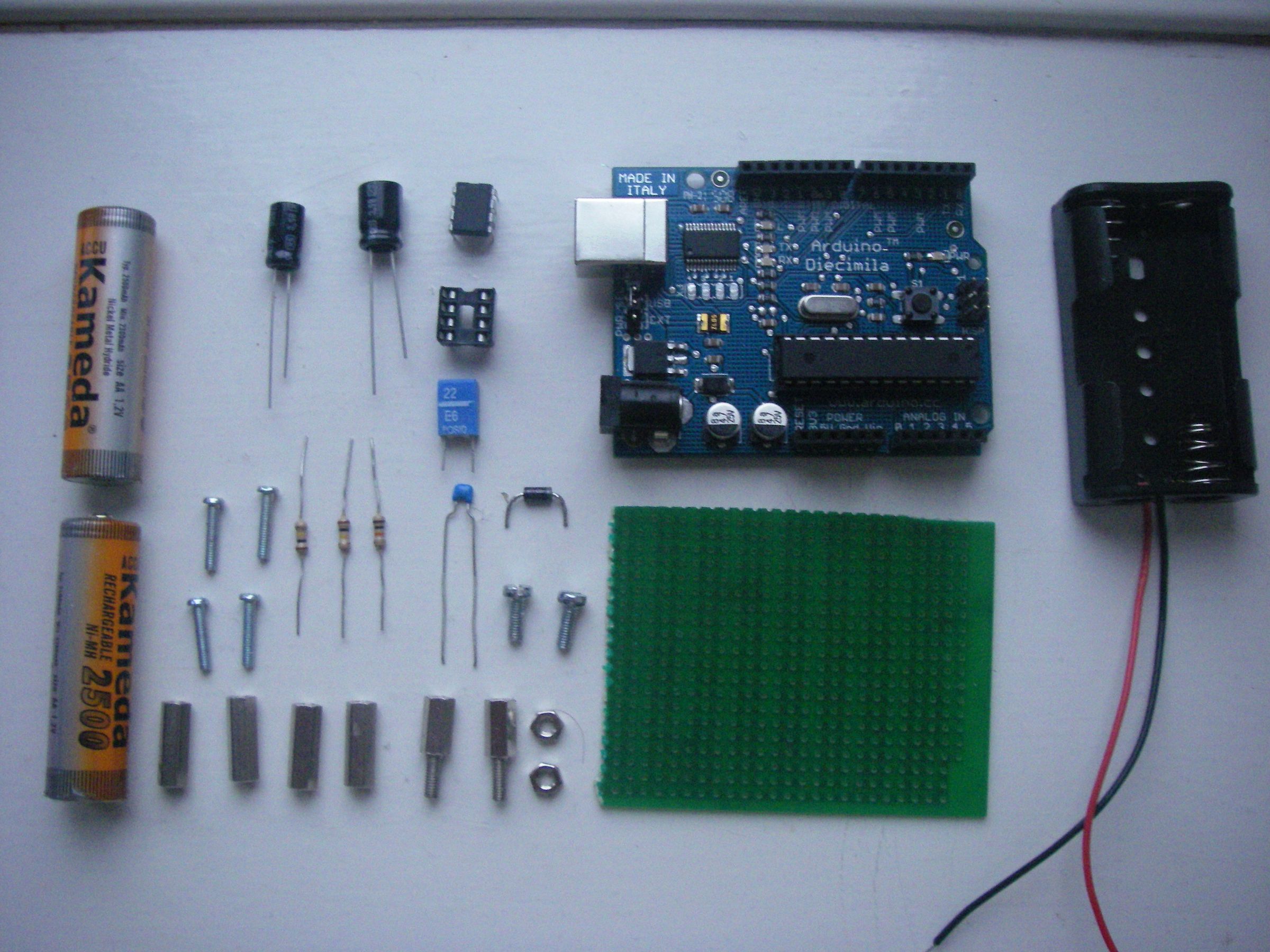 The Arduino AA Undershield : 6 Steps - Instructables