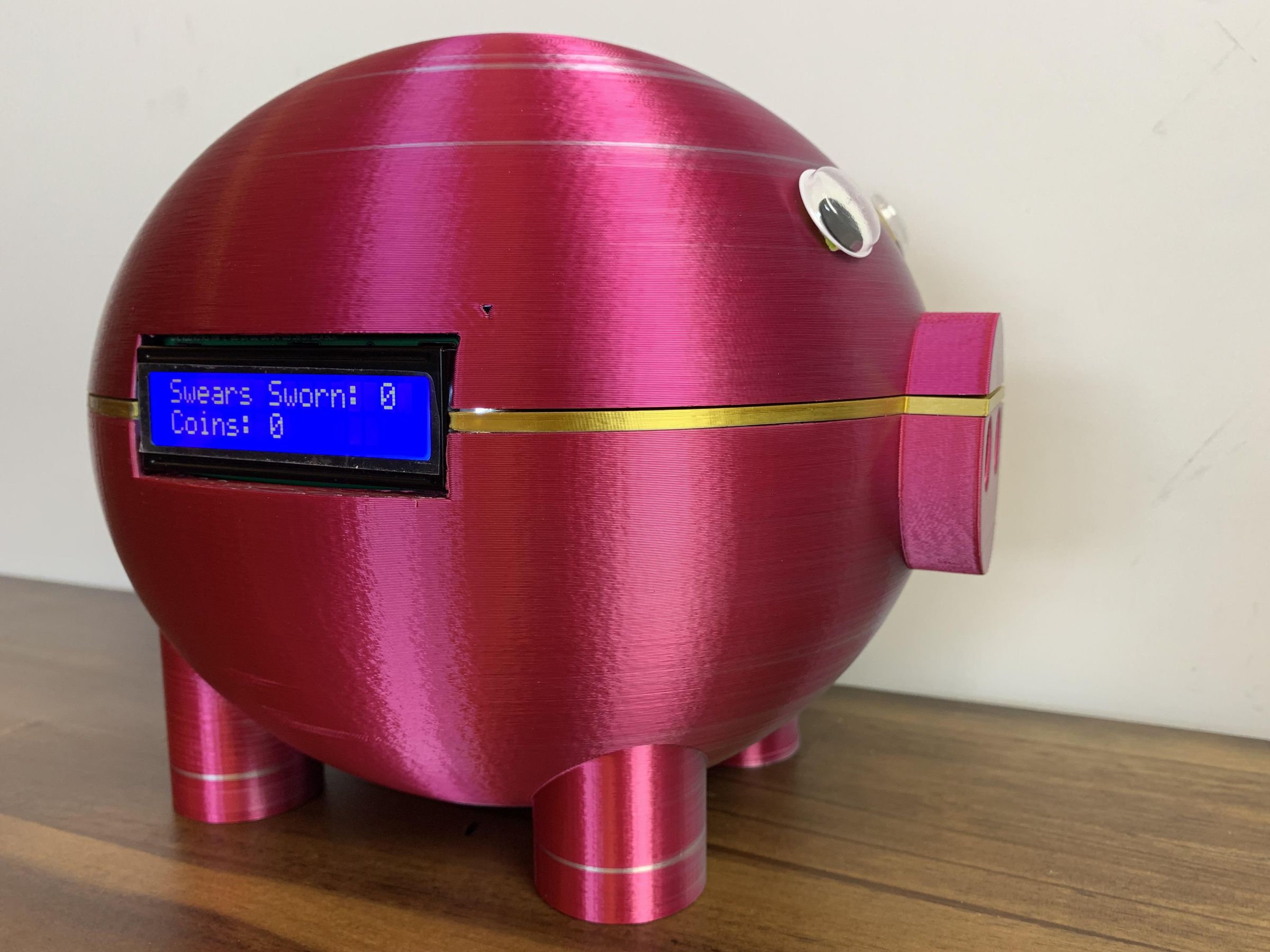 DIY 3D-Printed Raspberry Pi Swear Piggy : 11 Steps (with Pictures ...
