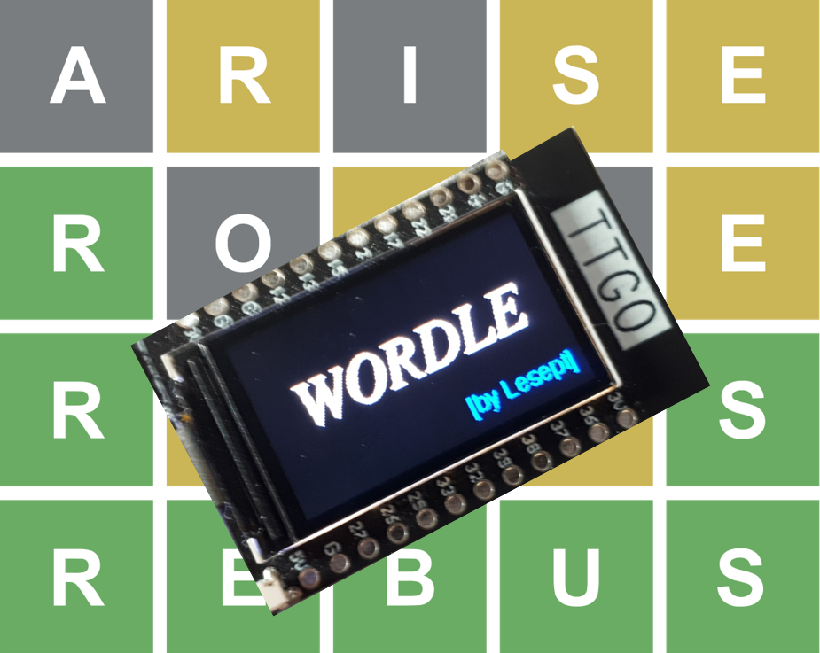 Play / Practice Wordle on ESP32 : 3 Steps (with Pictures) - Instructables