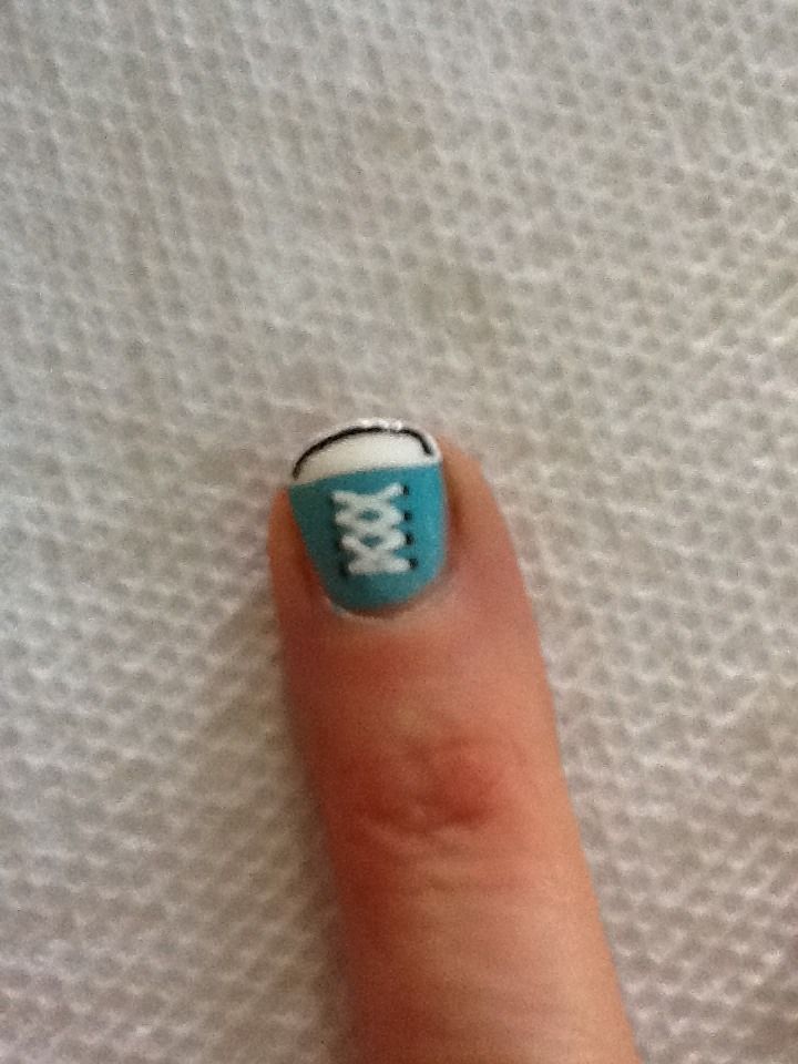 Converse Shoes Nail Art : 7 Steps - Instructables