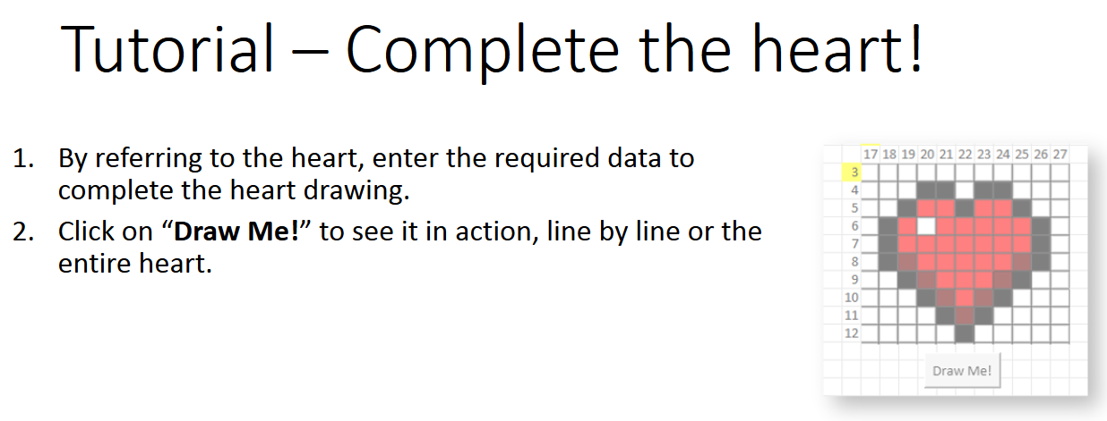 Learn to Code: Pixel Art Drawing With Microsoft Excel : 13 Steps ...