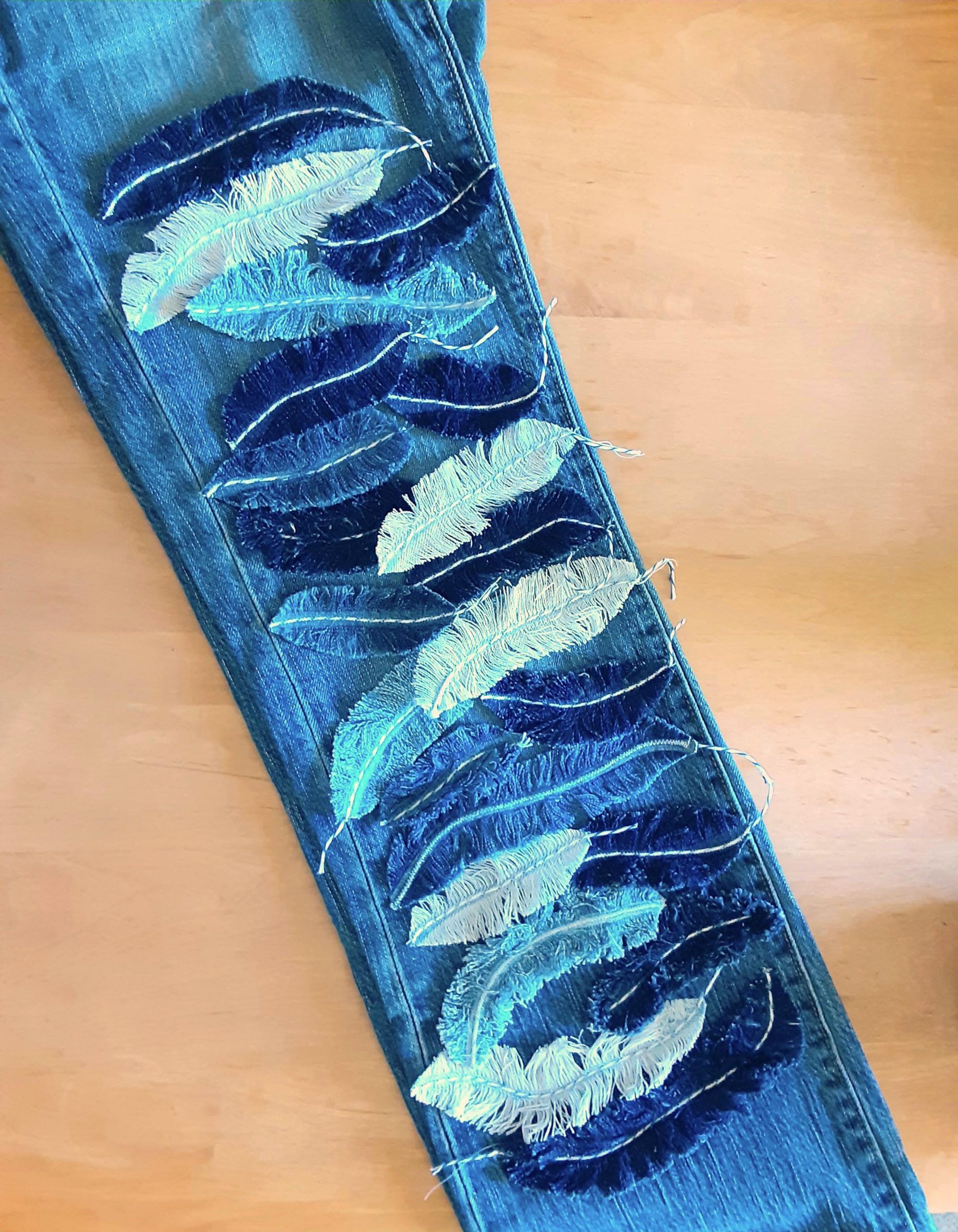 Upcycled Denim Feathers : 6 Steps (with Pictures) - Instructables