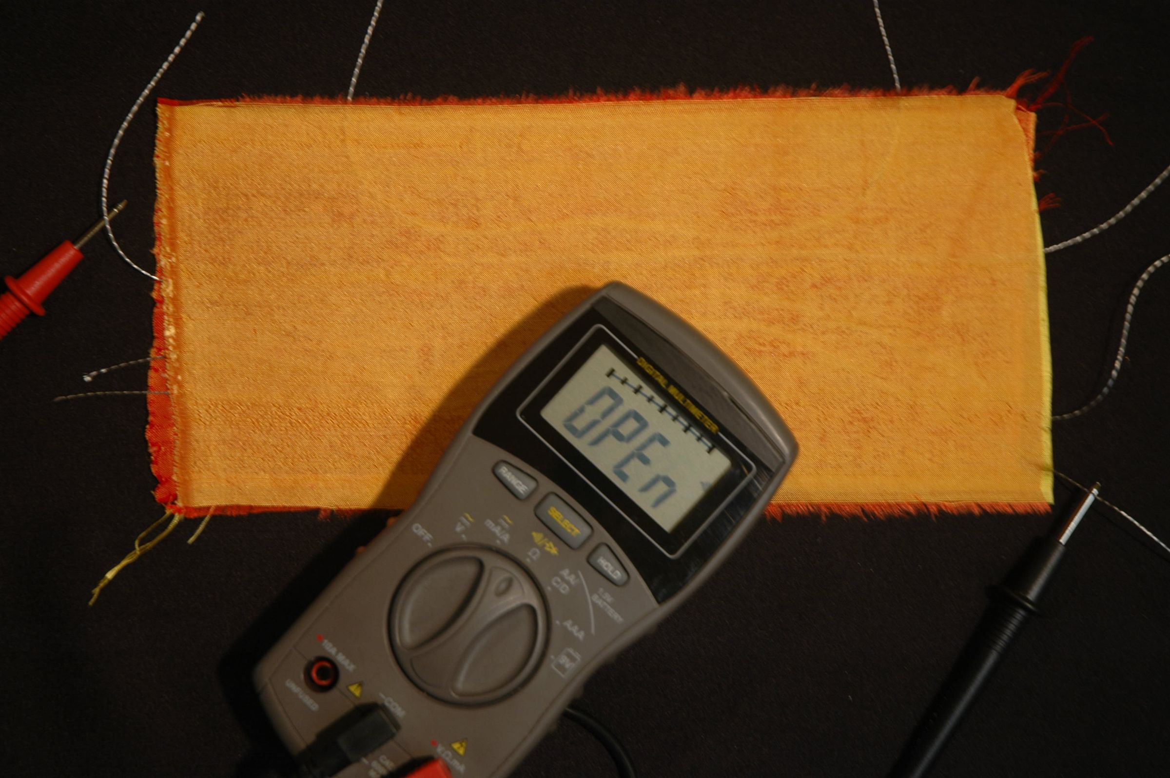 Fused Fabric With Conductive Thread : 9 Steps (with Pictures ...