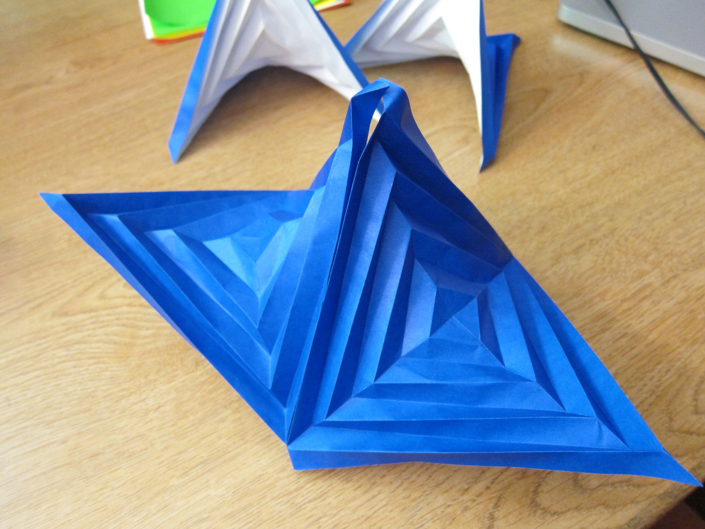 Paper "Cube" Made of Hyperbolic Paraboloids - Modular Math Origami : 7 ...