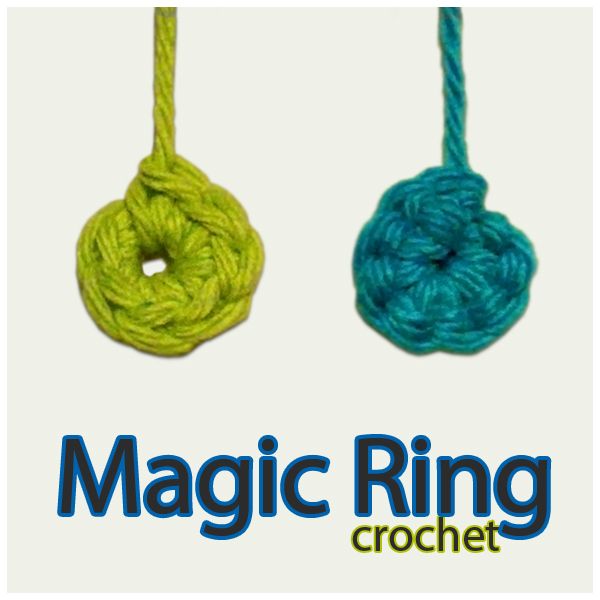 Crochet: Magic Ring (Adjustable Ring for Amigurumi) : 3 Steps (with ...