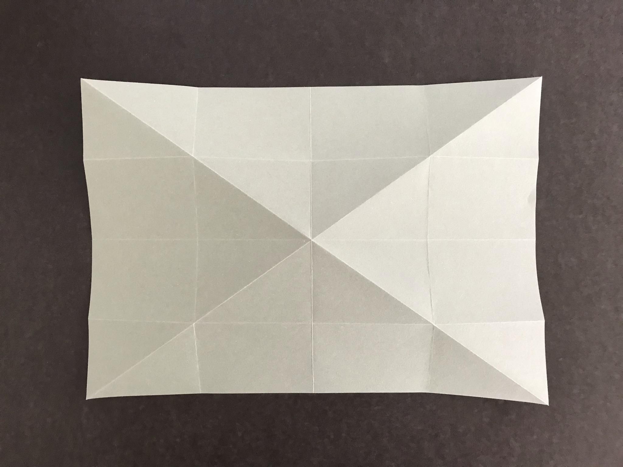 DIN A4 Double Rhombic Pyramid (with Integrated Hinge) : 3 Steps (with ...