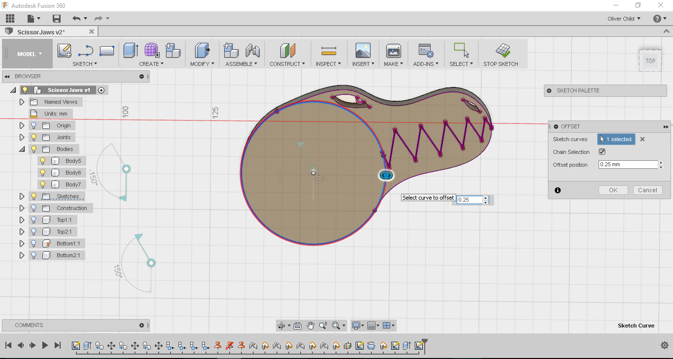 Designing Scissor Jaws in Fusion : 11 Steps (with Pictures) - Instructables