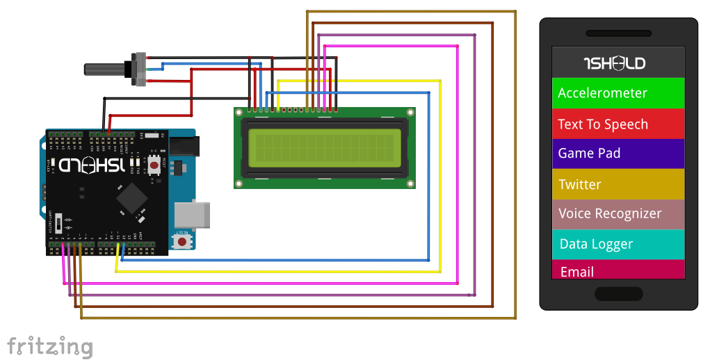 Arduino Digital Clock Using 1Sheeld : 5 Steps - Instructables