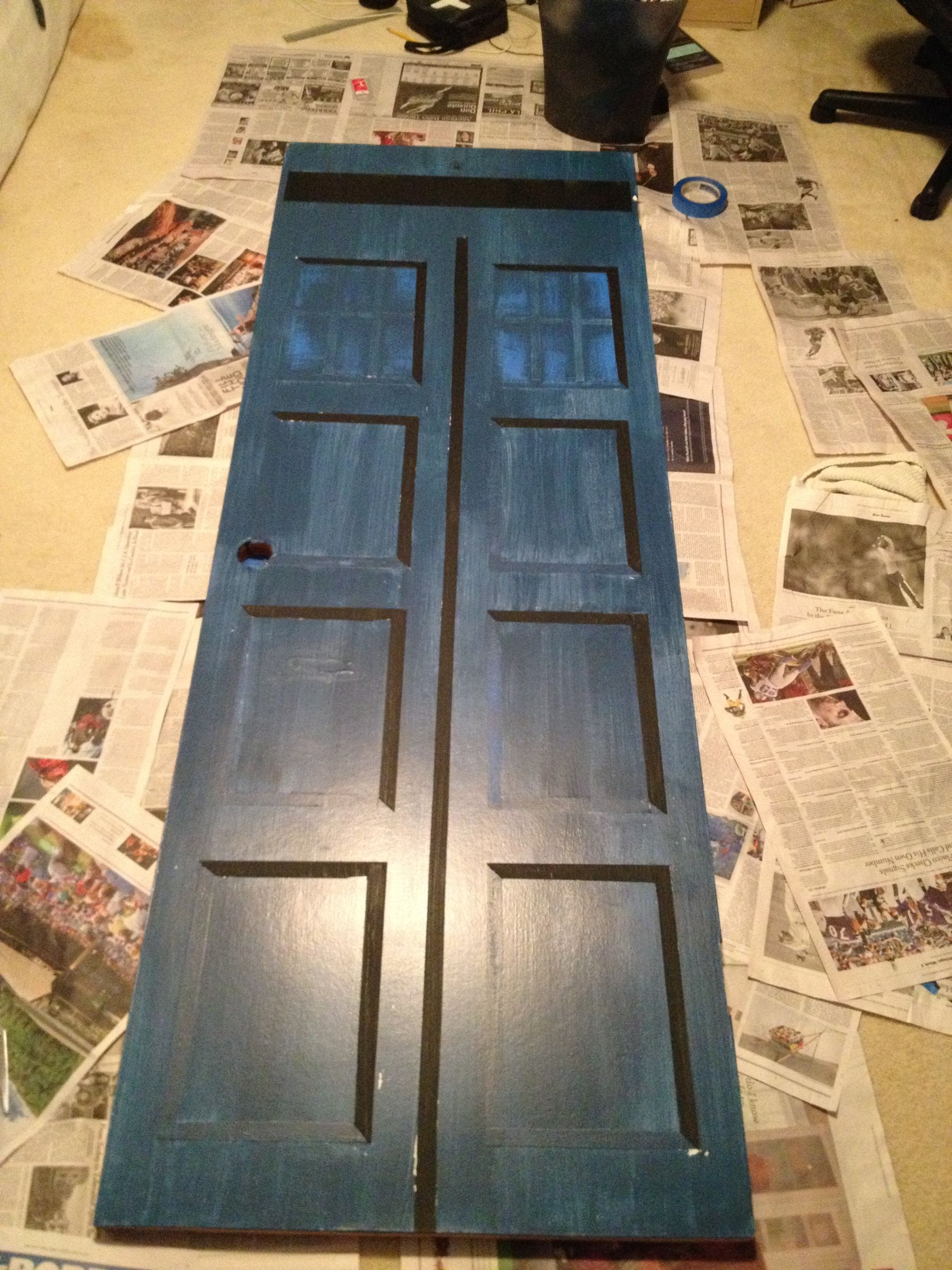 Make Your Own Tardis Door : 9 Steps (with Pictures) - Instructables