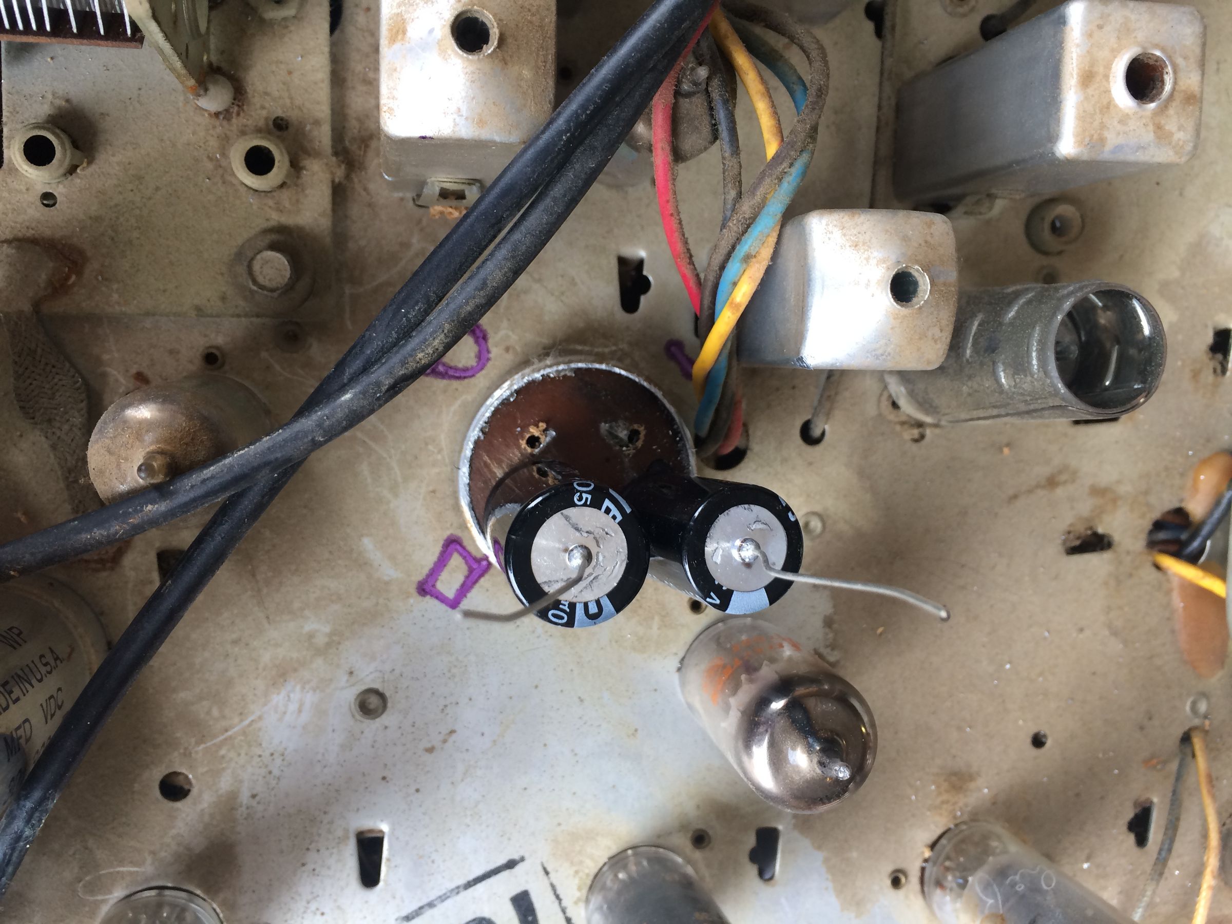 Tube Radio Capacitor Can Replacement : 6 Steps (with Pictures ...