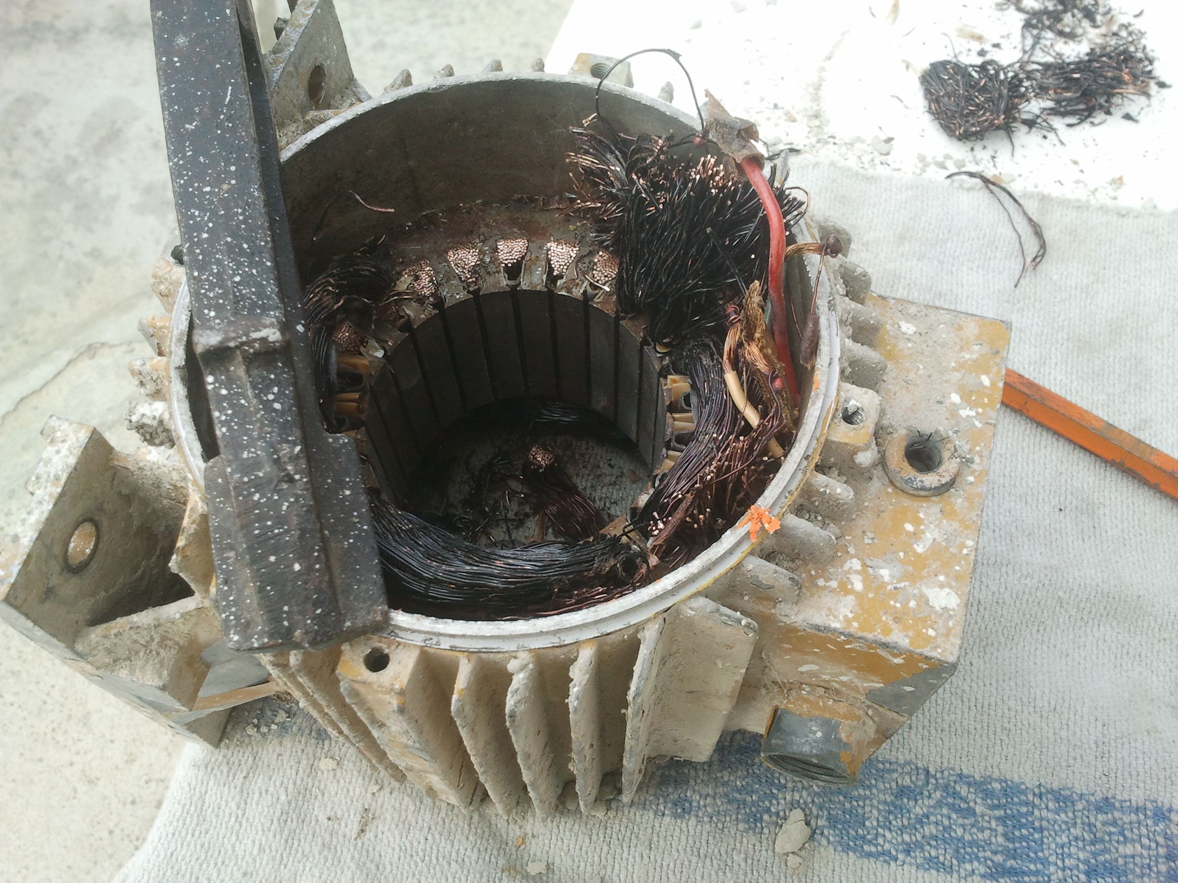 Rewinding and Renovation of the Electric Motor : 45 Steps (with ...