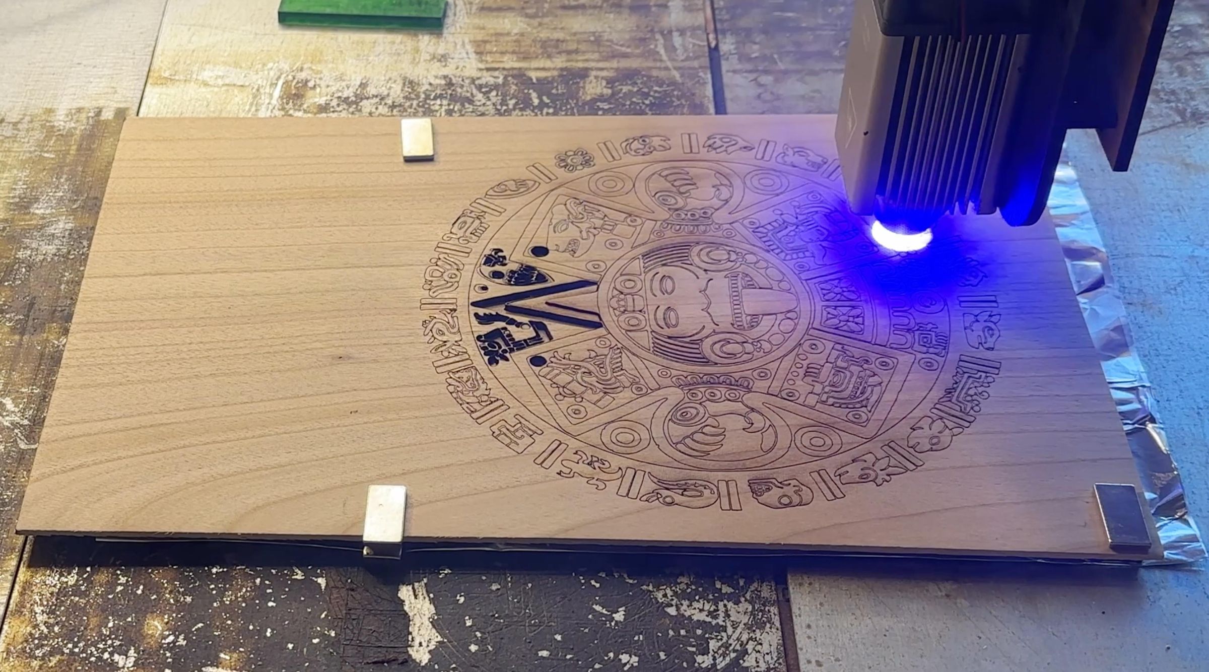 Wooden Round Maya Aztec Jewelry Box : 19 Steps (with Pictures ...