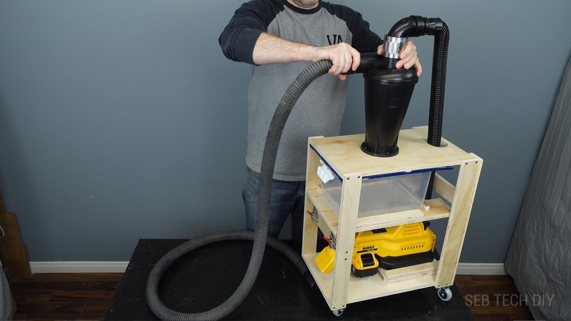 Cordless Dust Collector Cart : 19 Steps (with Pictures) - Instructables