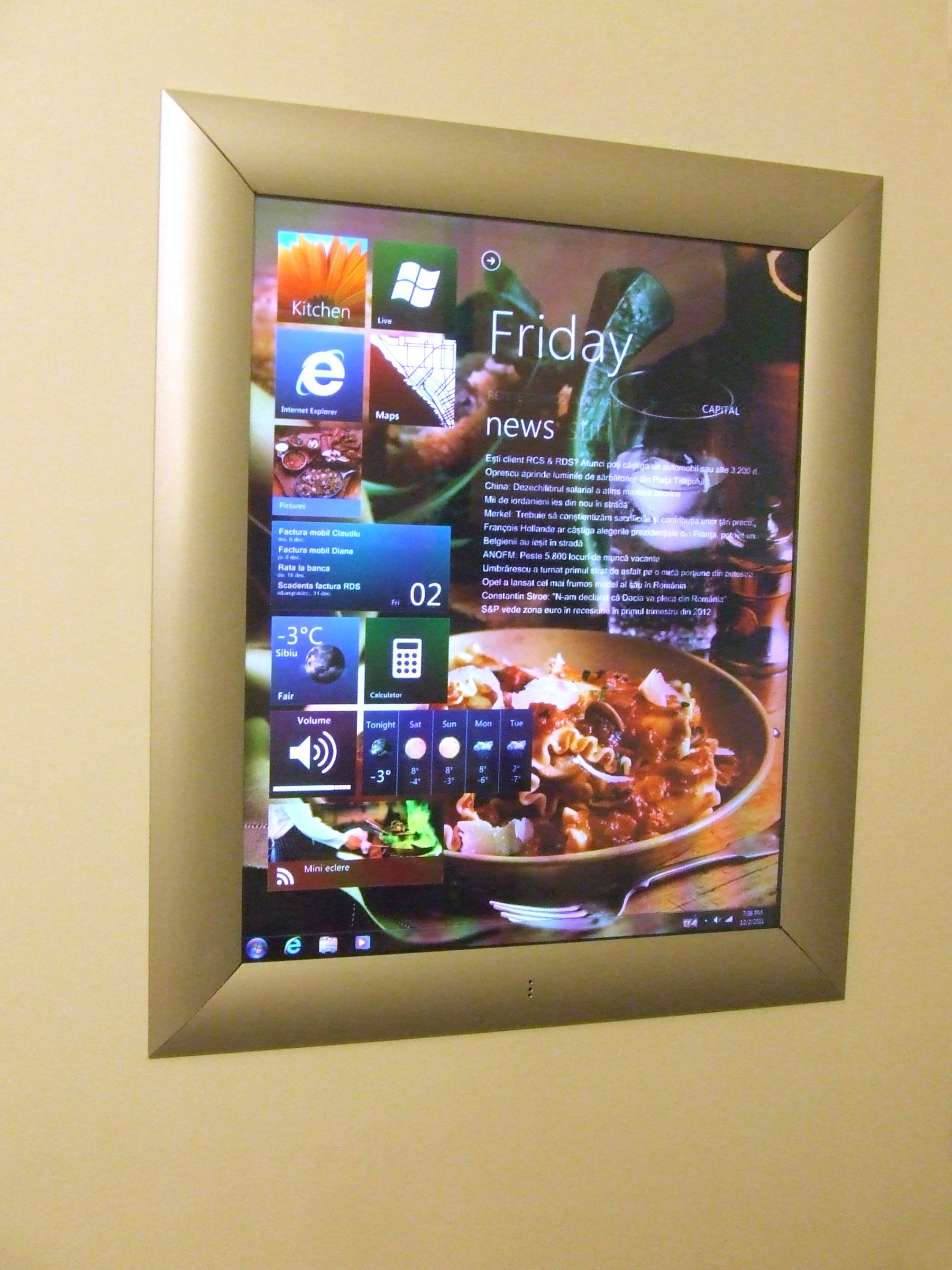 Wall-mounted Kitchen PC : 7 Steps (with Pictures) - Instructables