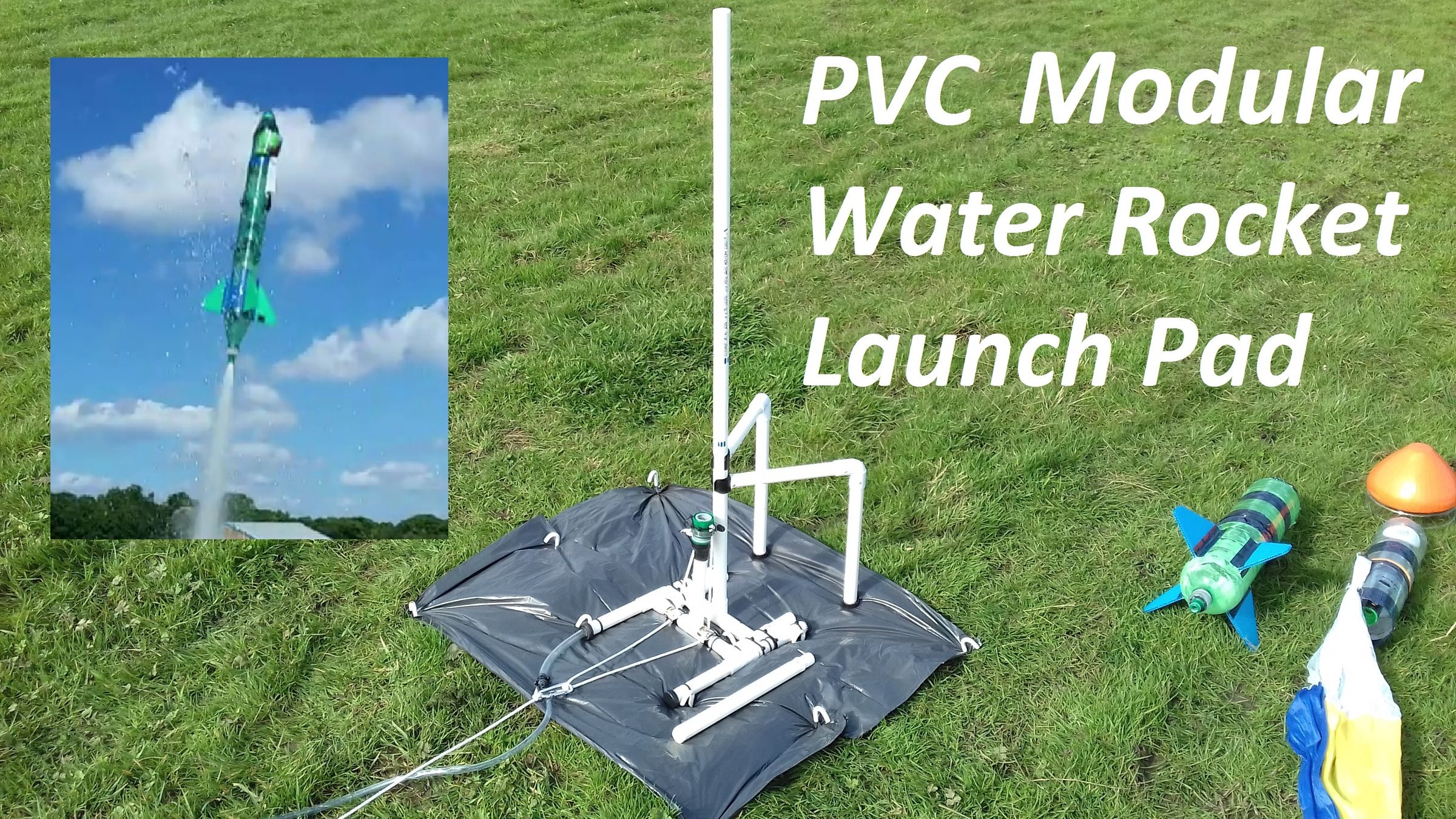 PVC Water Rocket Modular Launch Pad With Gardena Connector : 6 Steps ...