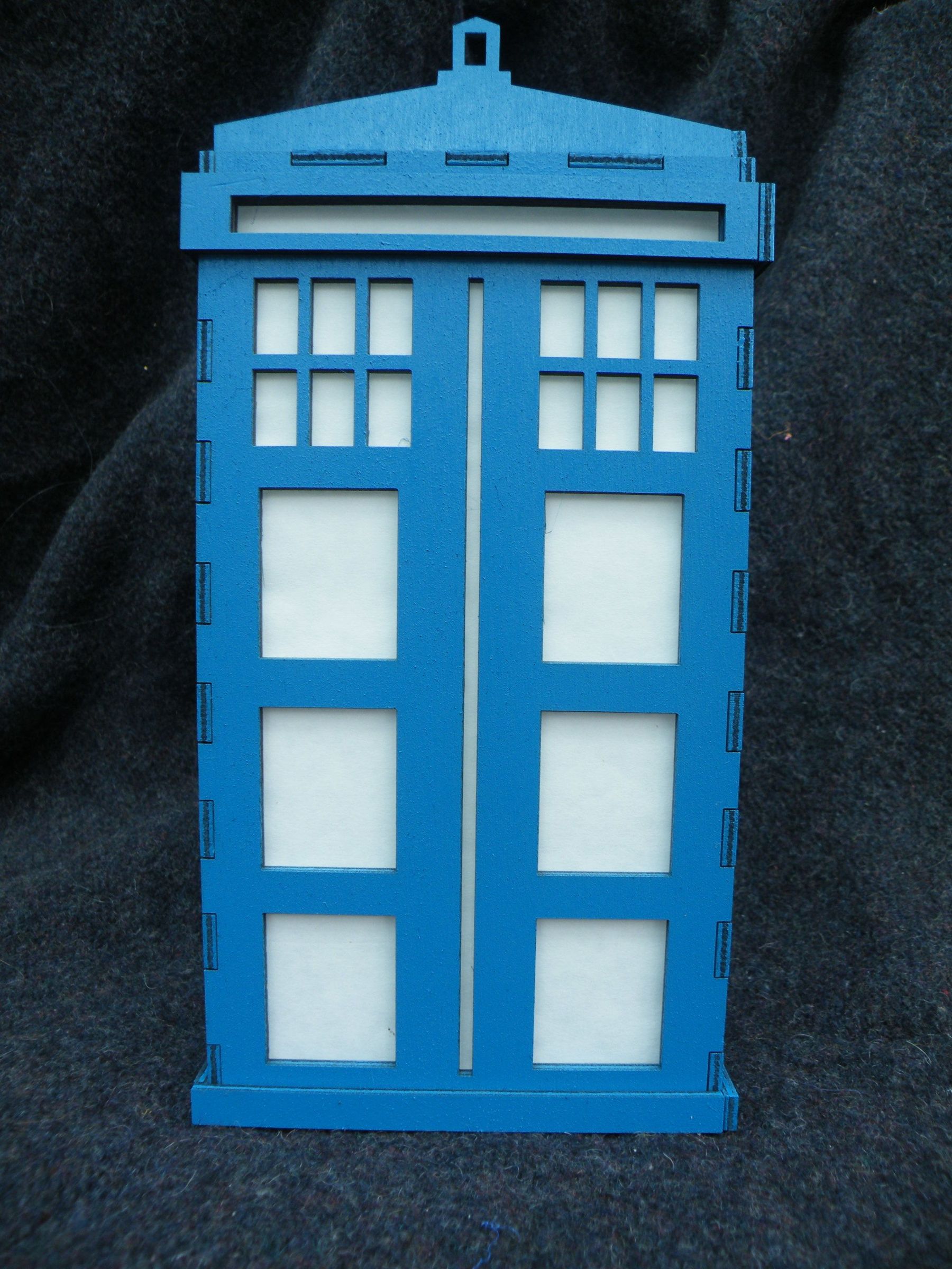Tardis Lampshade : 9 Steps (with Pictures) - Instructables