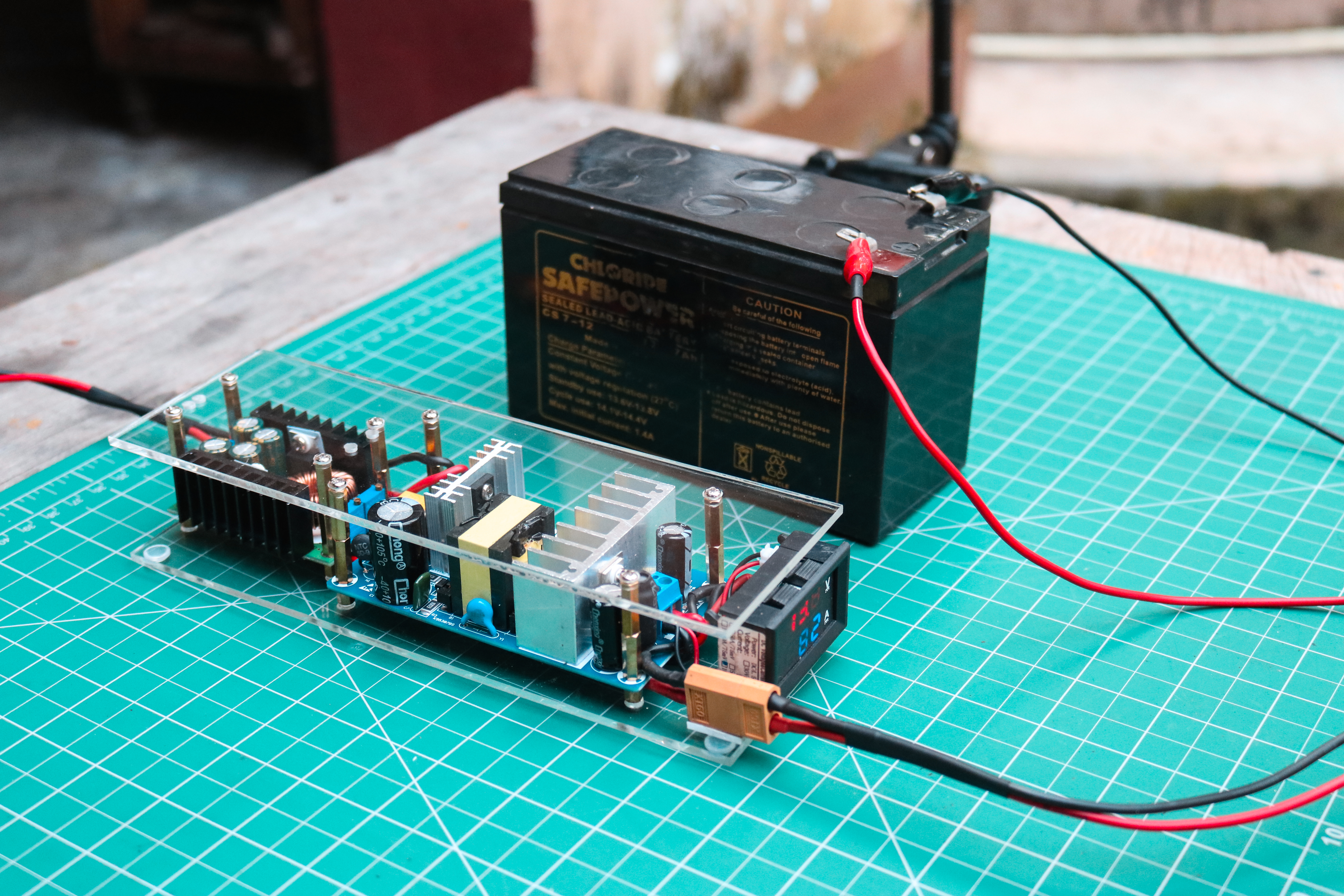 Homemade 12 volt battery charger store