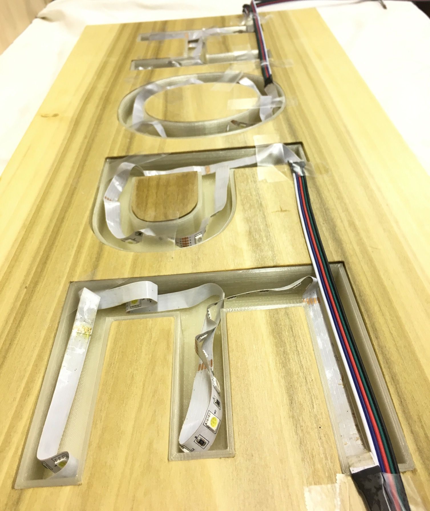 Backlit Signs With LED Light Strips : 8 Steps - Instructables