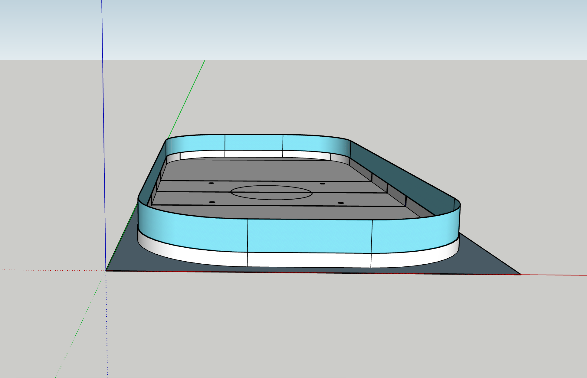Building a Regulation Sized Hockey Rink in SketchUp : 14 Steps ...