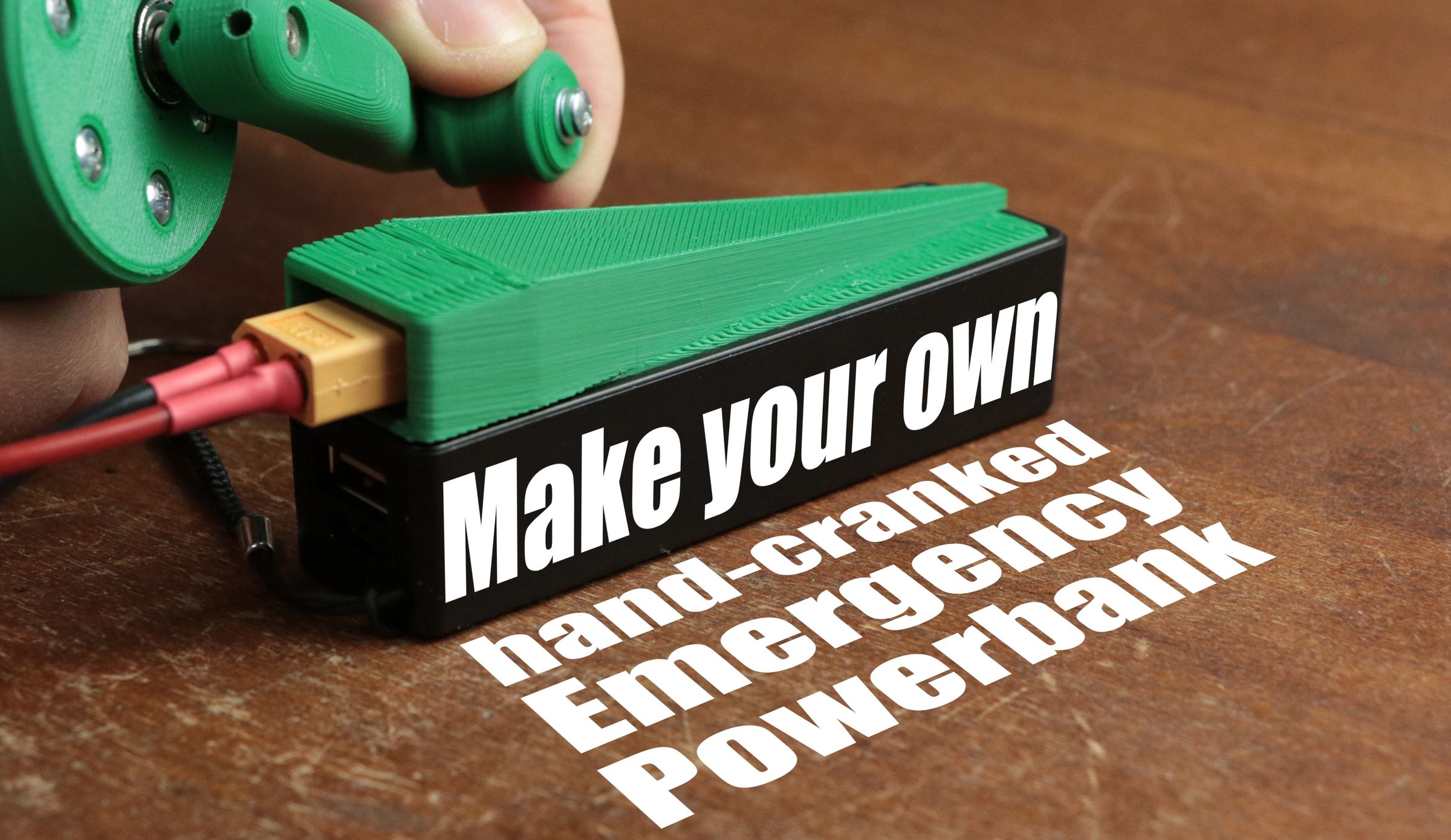 Make Your Own Hand-cranked Emergency Powerbank : 4 Steps (with Pictures ...