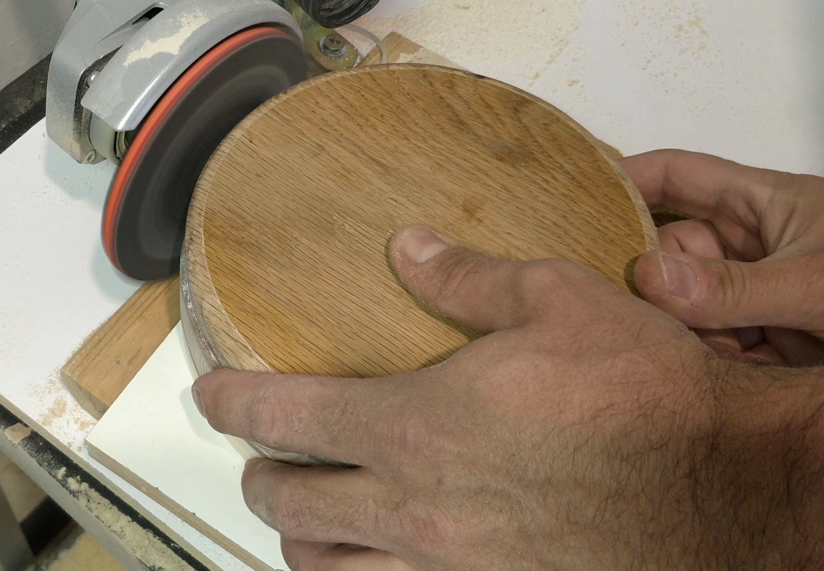 Plug-in Round Wood Wall LED Lamp | Portable Circle Socket Plug Night ...