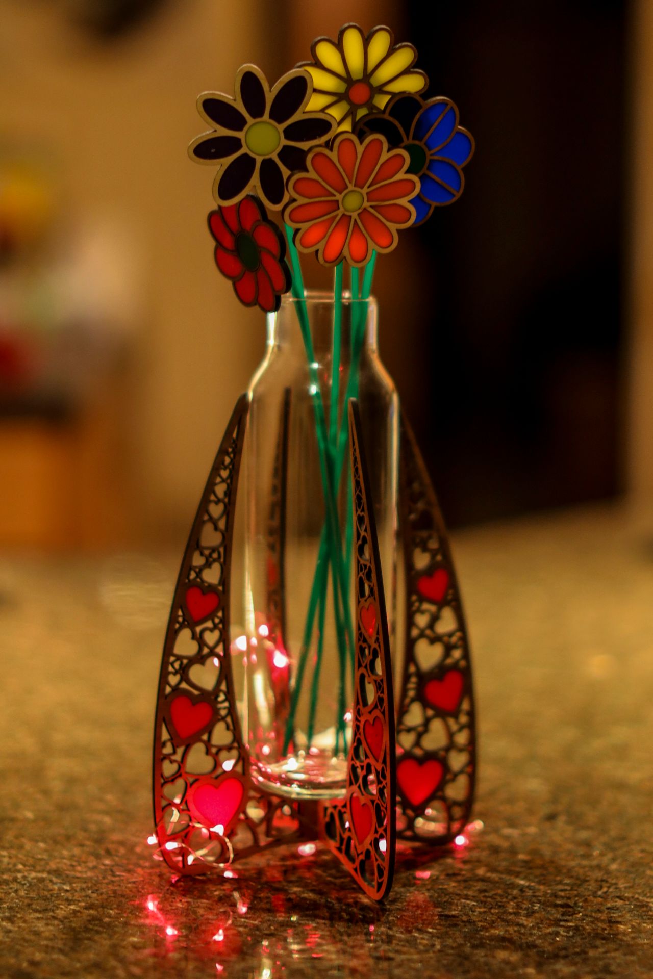Laser Cut Acrylic & Wood Inlay Flowers Using Illustrator & Glowforge ...
