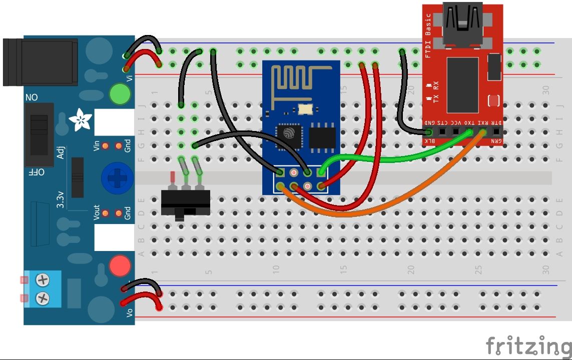 Breadboard FTDI USB Flash Loader for ESP8266-01 : 4 Steps - Instructables