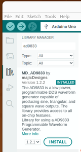 Arduino Controlled AD9833 Function Generator With Variable Gain : 8 Steps - Instructables
