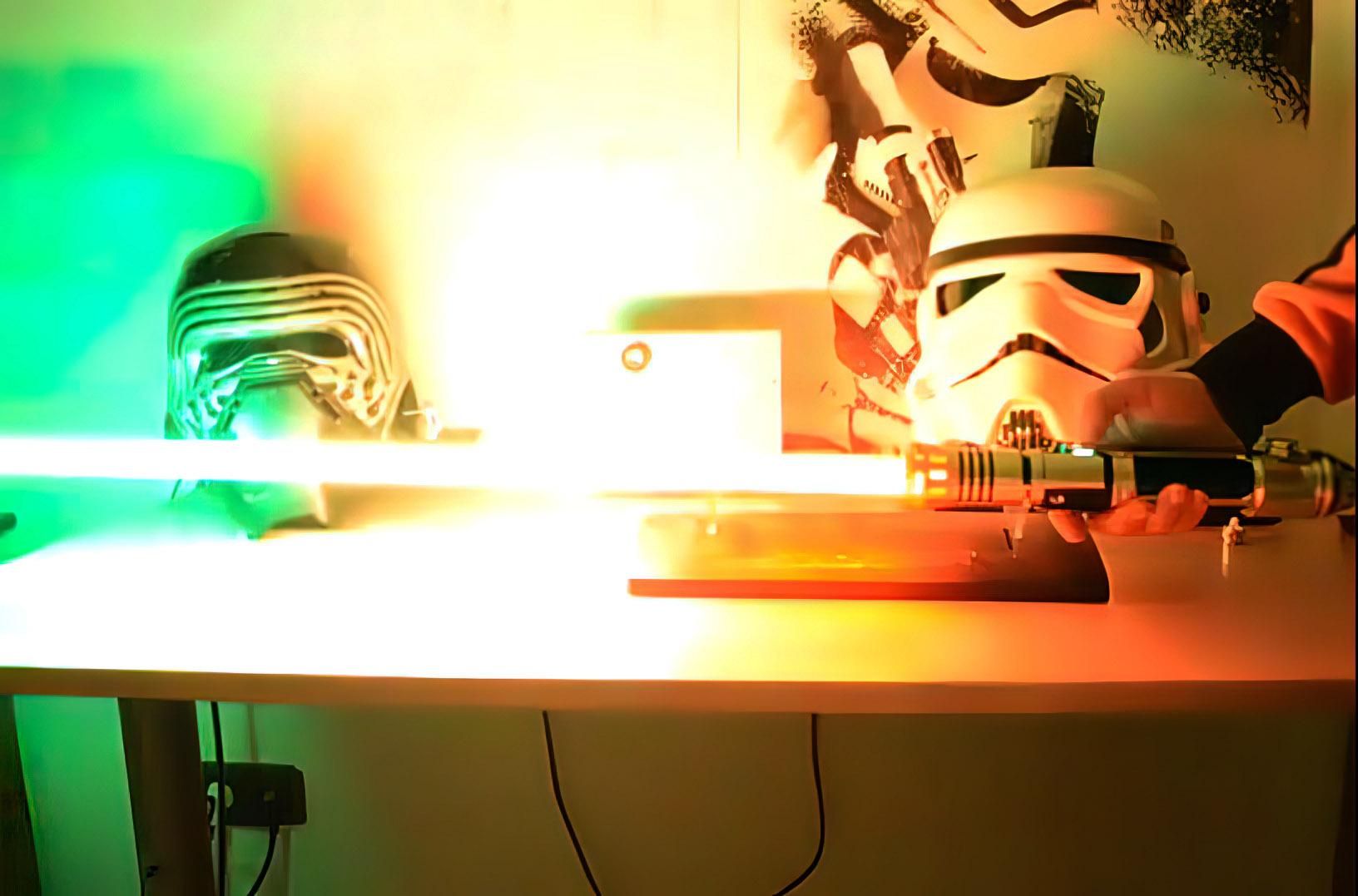 DIY Arduino NeoPixel Lightsaber With Light and Sound Effects : 7 Steps ...