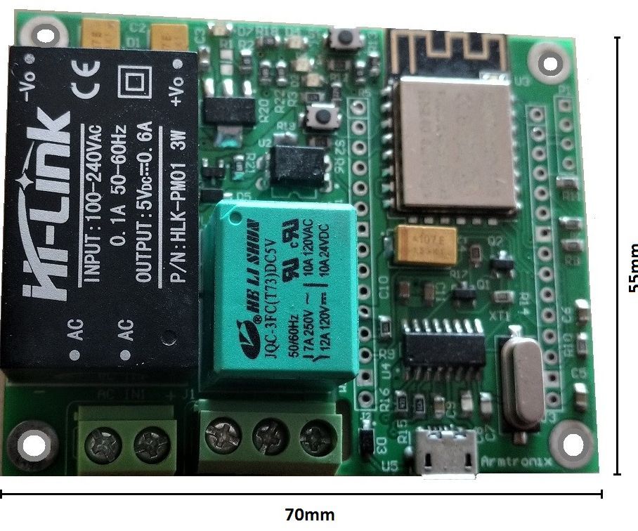 WIFI SINGLE RELAY : 3 Steps - Instructables