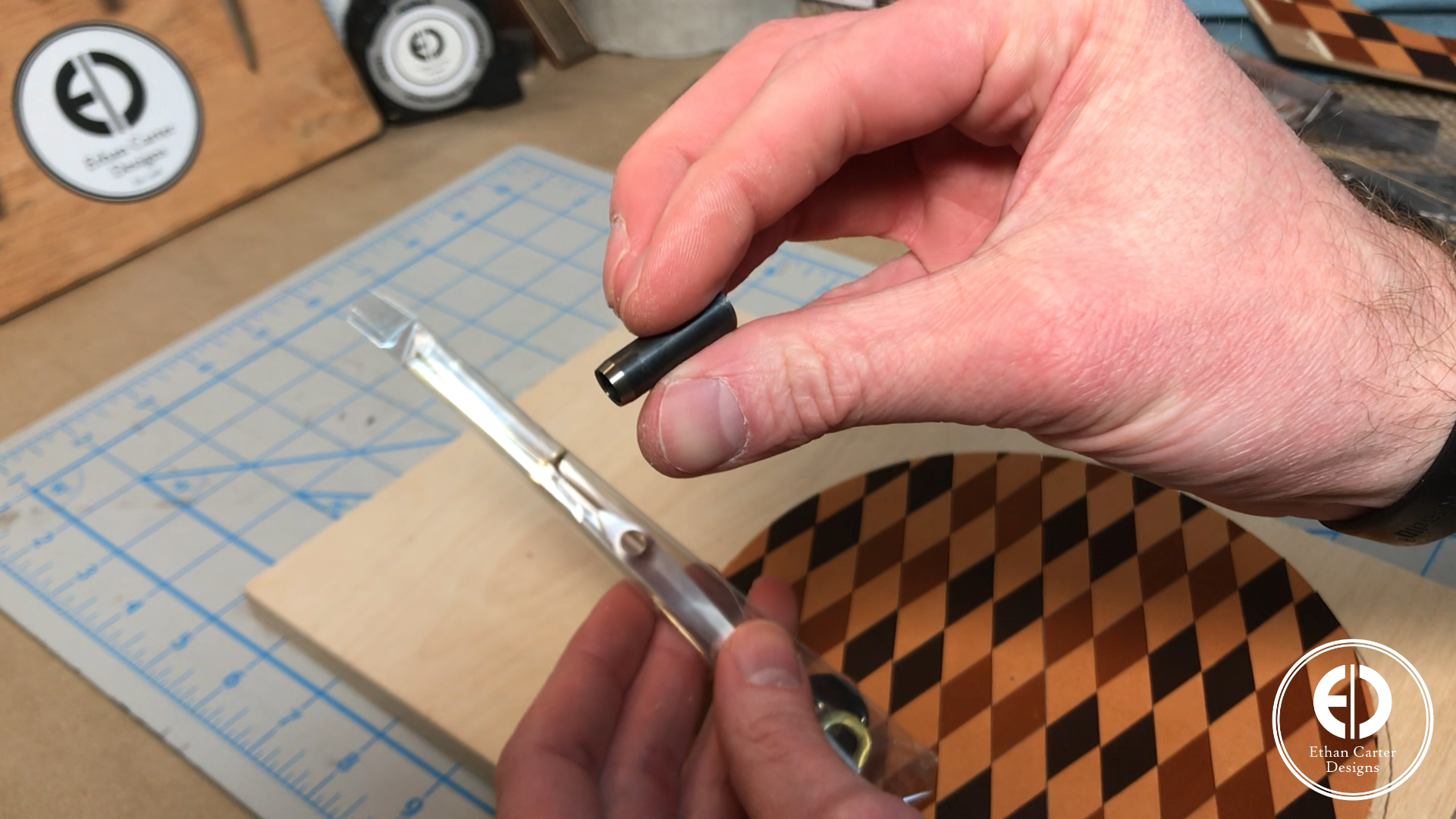 How to Make Patterned Leather (and Use It to Make a Clock and Mirror ...