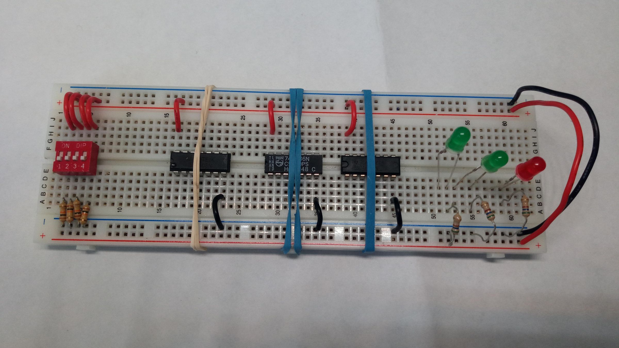 2 Bit Adder Binary and Decimal Calculator : 14 Steps (with Pictures ...