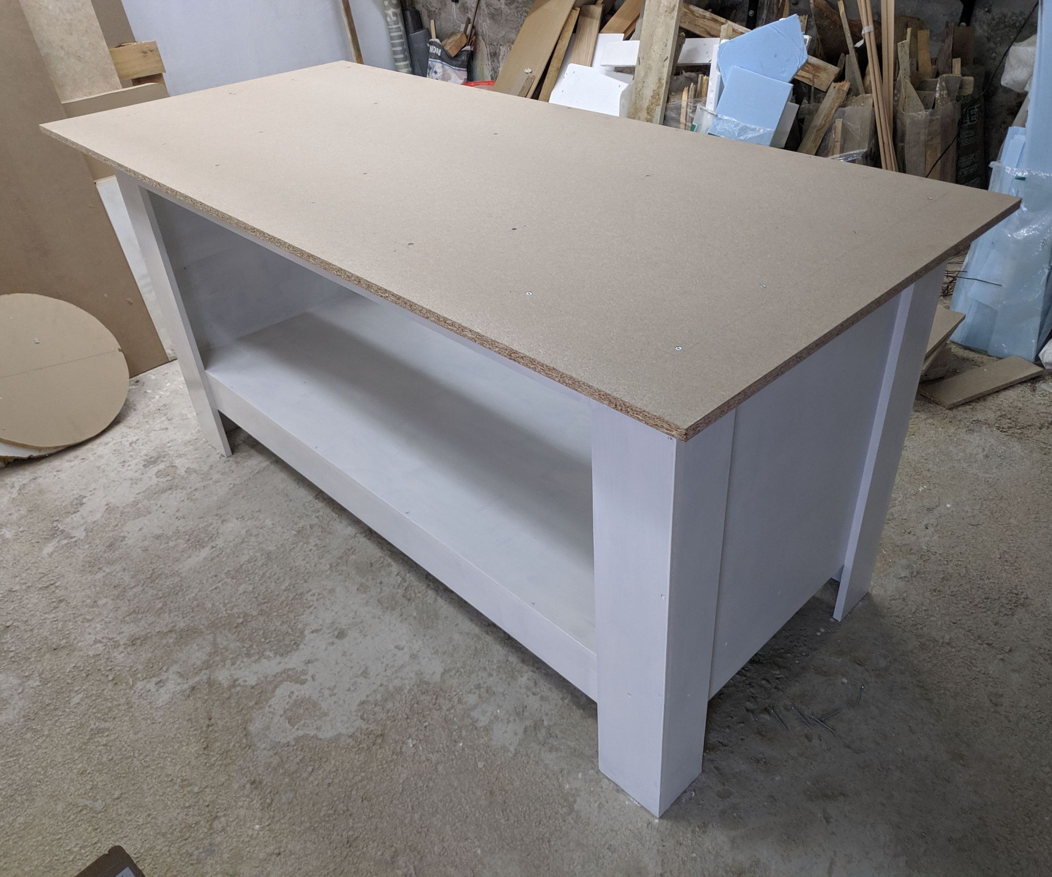 Less Than $50 Particleboard Workbench : 9 Steps (with Pictures ...