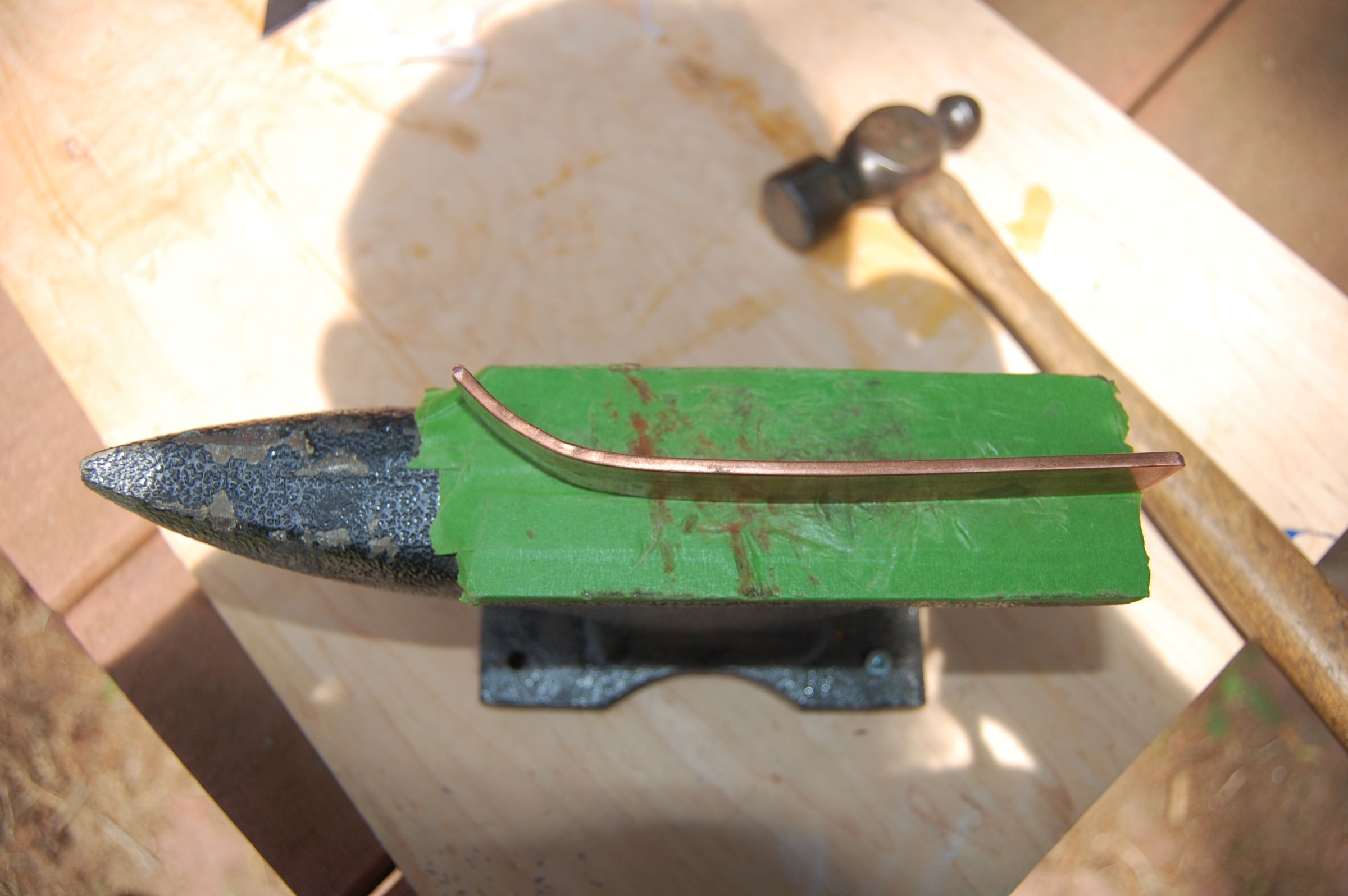 Hammered Copper Bangle : 4 Steps (with Pictures) - Instructables