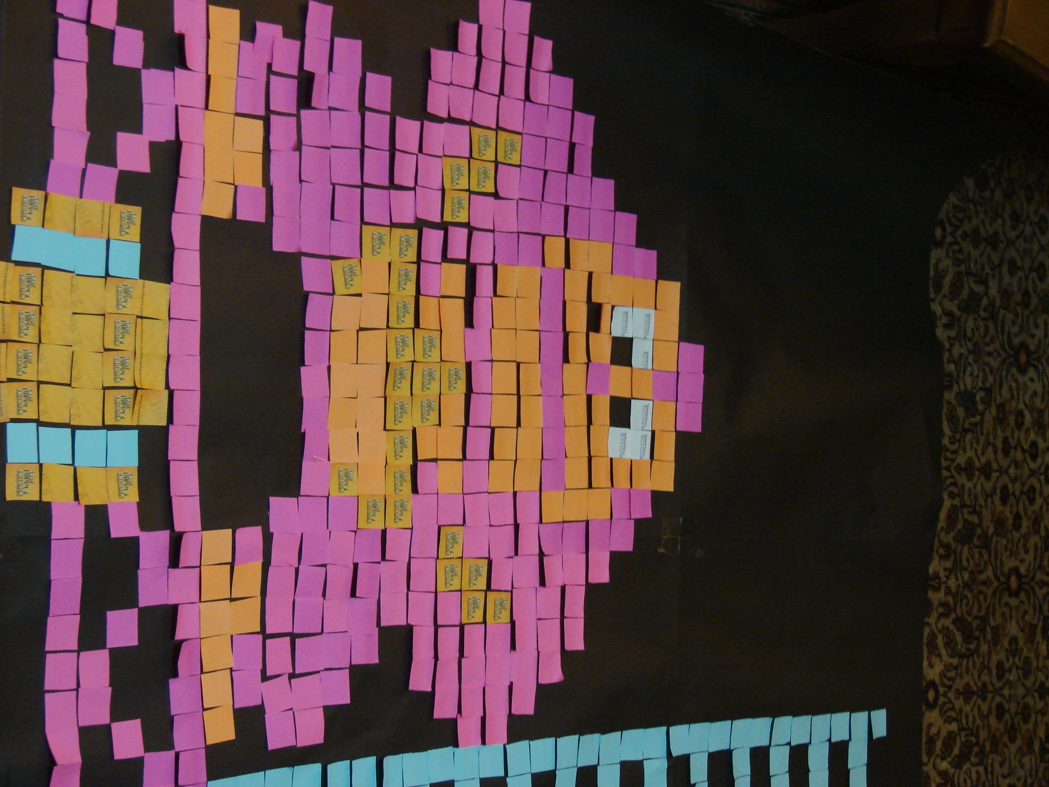 Donkey Kong Sticky Note Mosaic : 3 Steps - Instructables