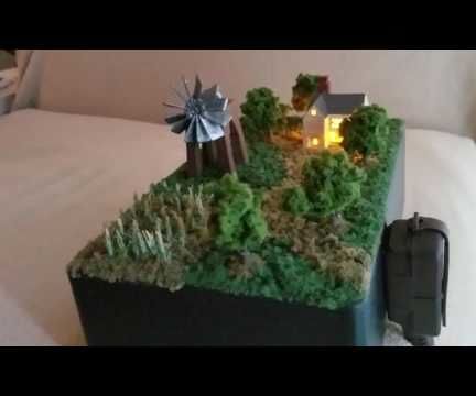 Farm House and Windmill Desk Decoration : 9 Steps - Instructables