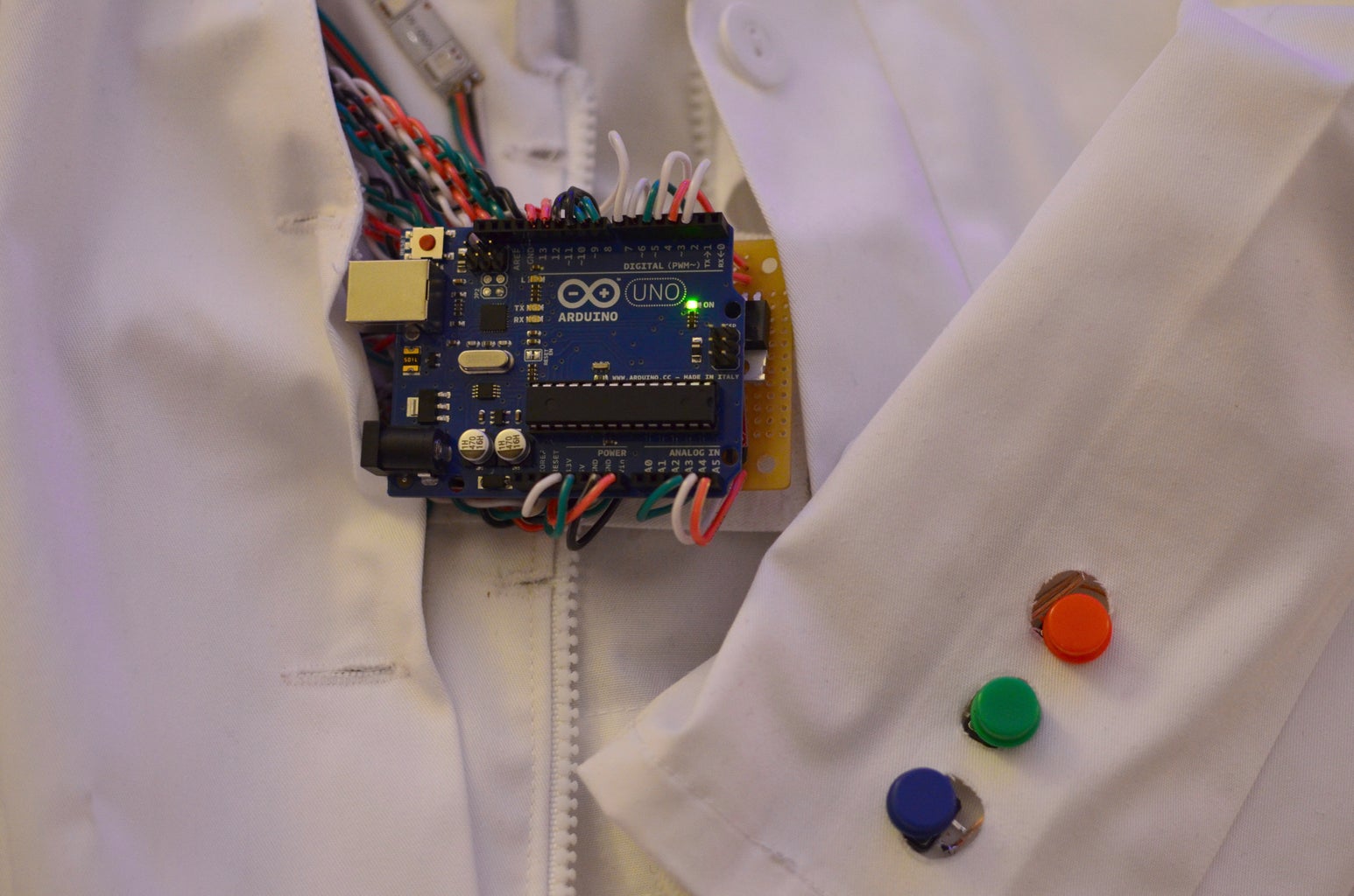 Interactive LED Lab Coat : 11 Steps (with Pictures) - Instructables Interactive LED Lab Coat : 11 Steps (with Pictures) - Instructables